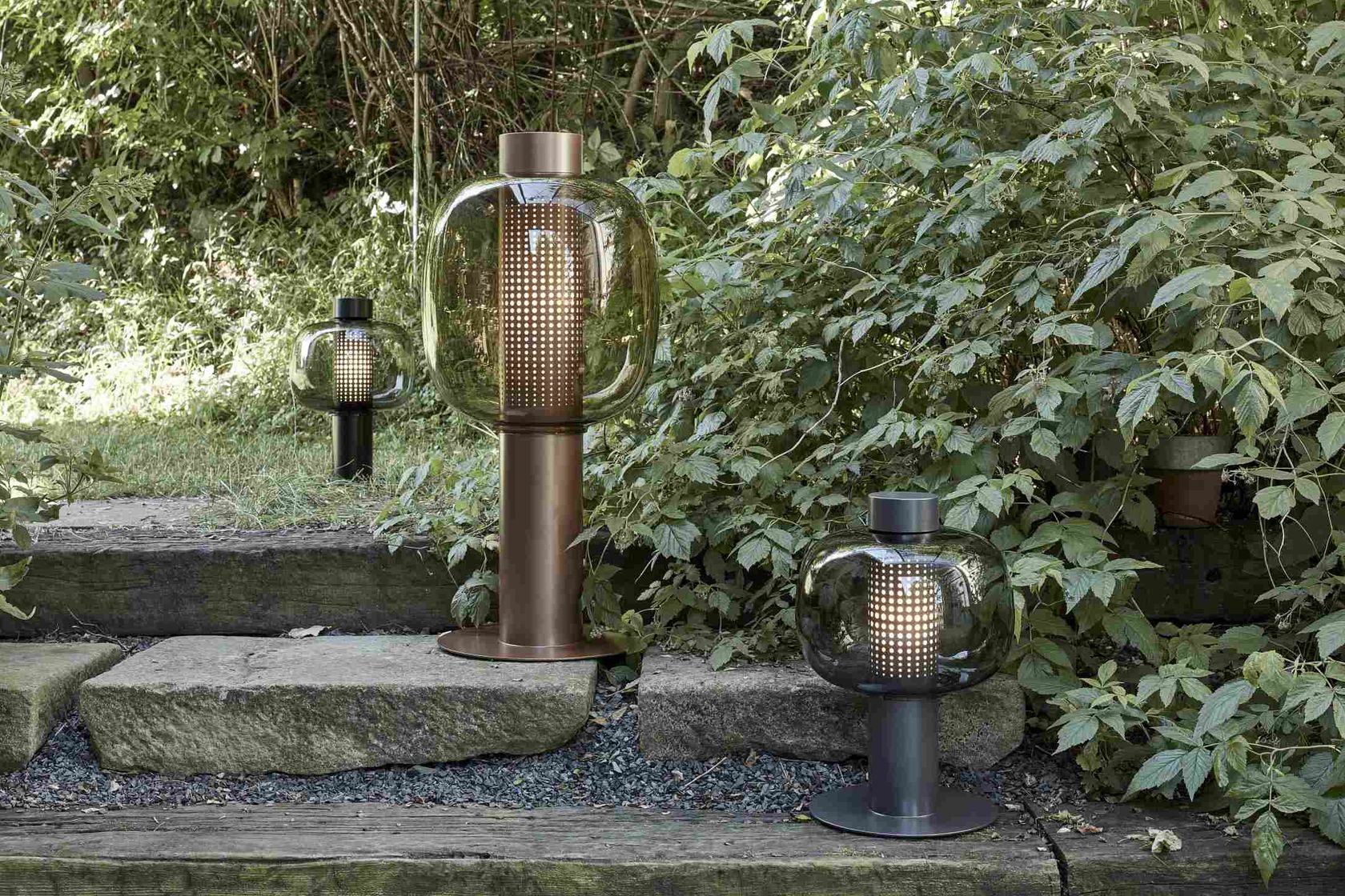 BONBORI OUTDOOR LED Glass and Stainless Steel Outdoor table lamp By ...