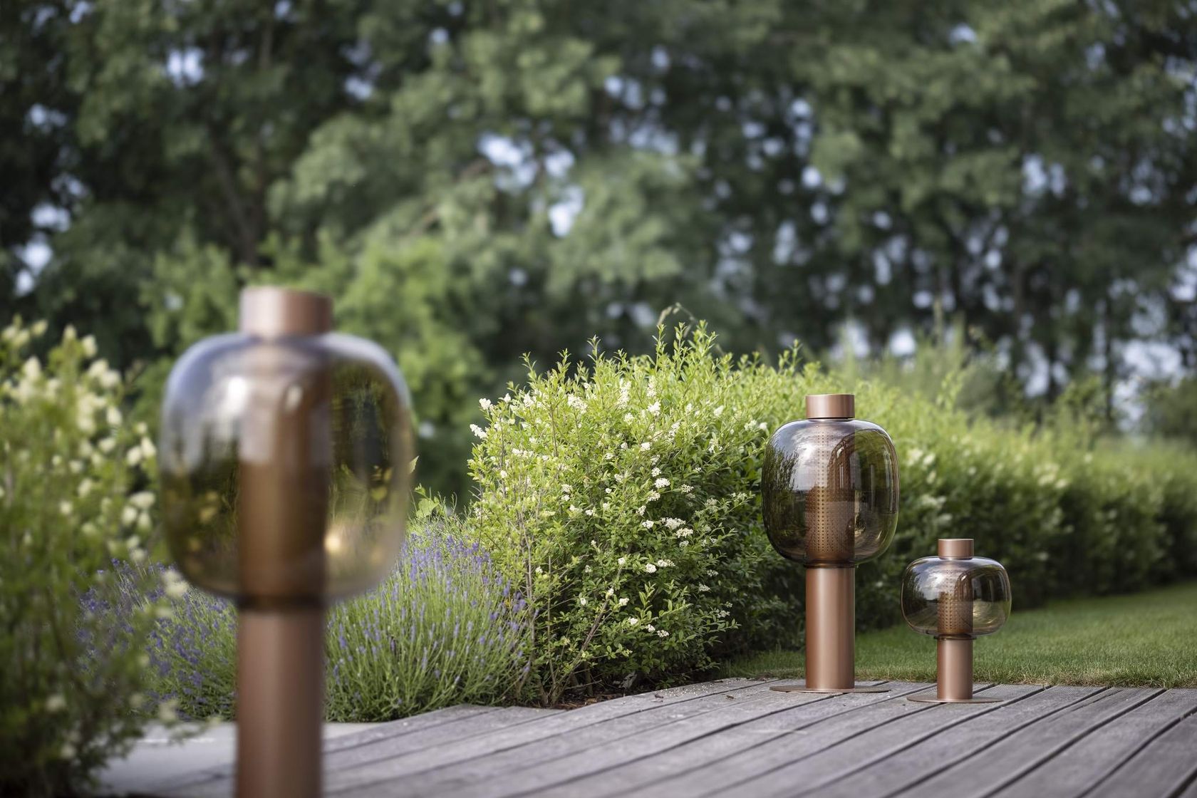 BONBORI OUTDOOR LED Glass and Stainless Steel Outdoor table lamp By ...