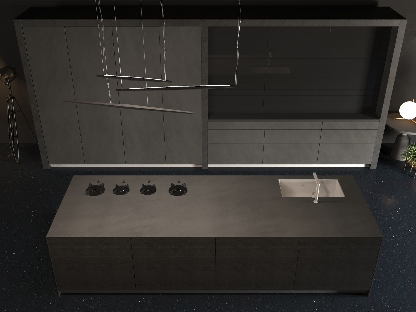 Stone kitchen with island BT45 XS By BT45