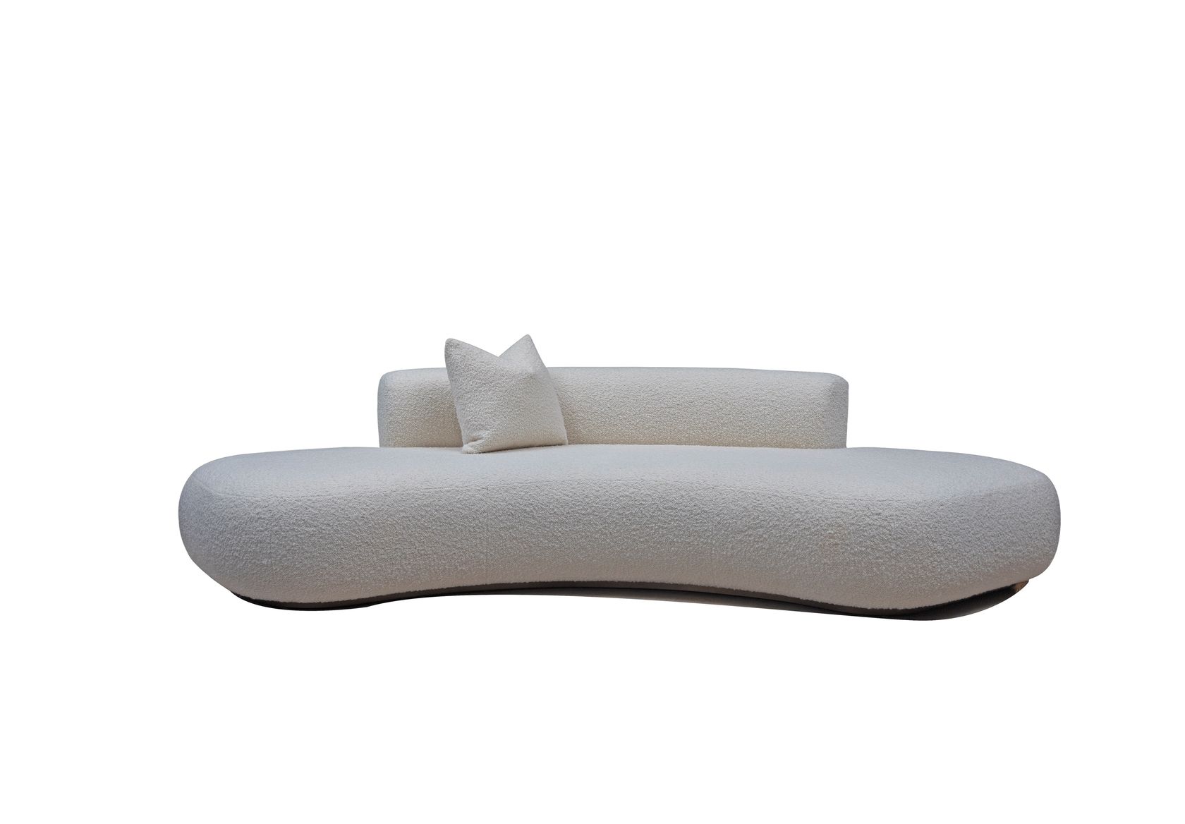BUBBLE Curved fabric sofa By MORADA