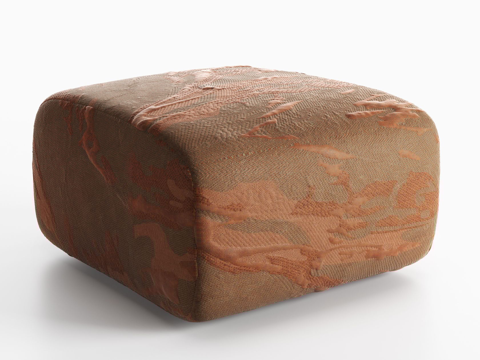 BUDDIE Upholstered pouf By Natuzzi Italia | design Mauro Lipparini
