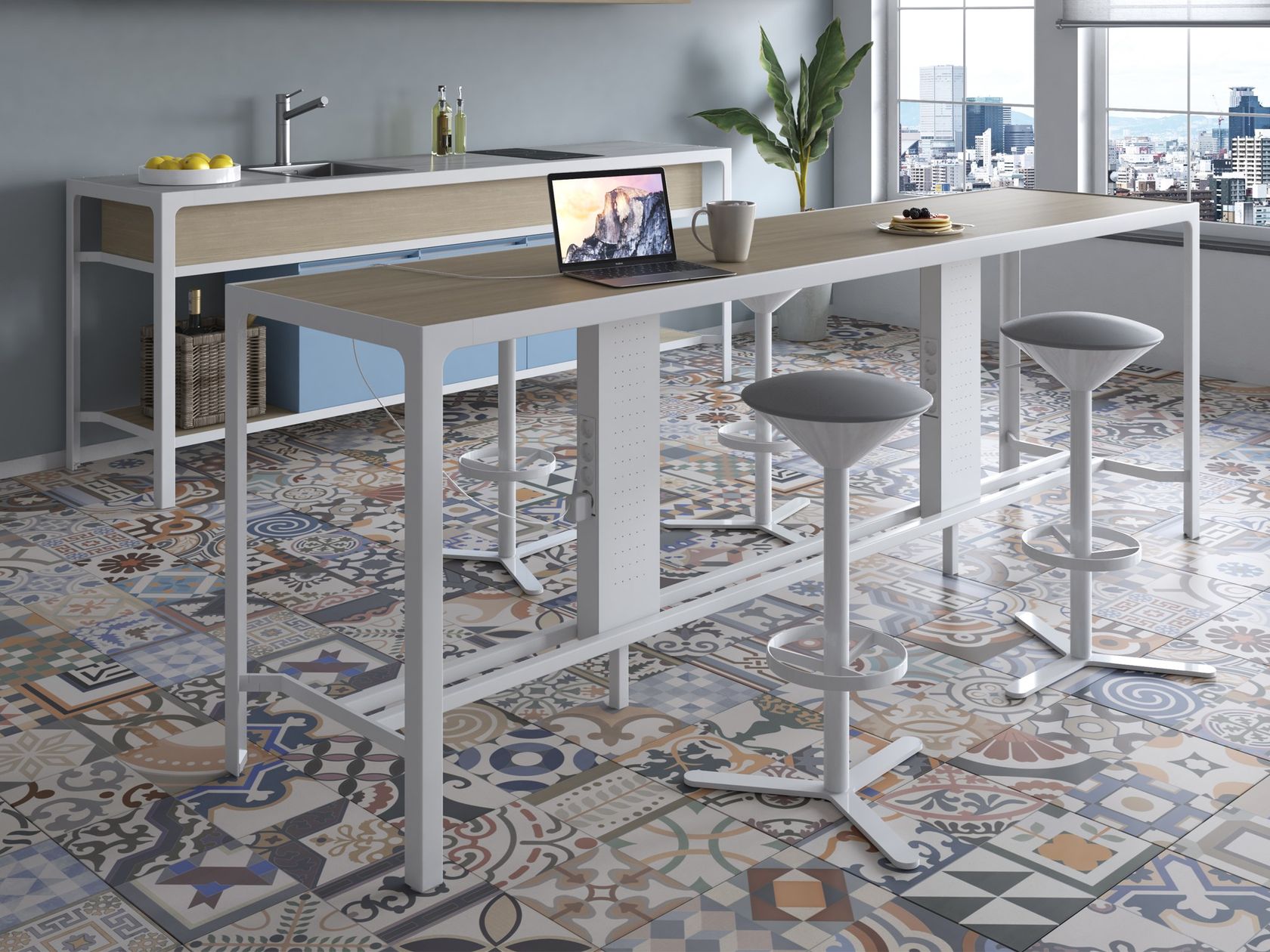 BUFFET | Mesa alta Colección Buffet By ESTEL GROUP