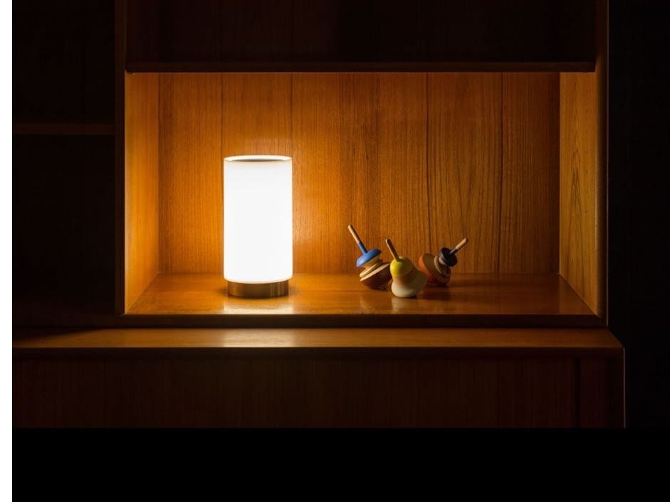 LED table lamp cordless BUGIA By DAVIDE GROPPI design Davide Groppi