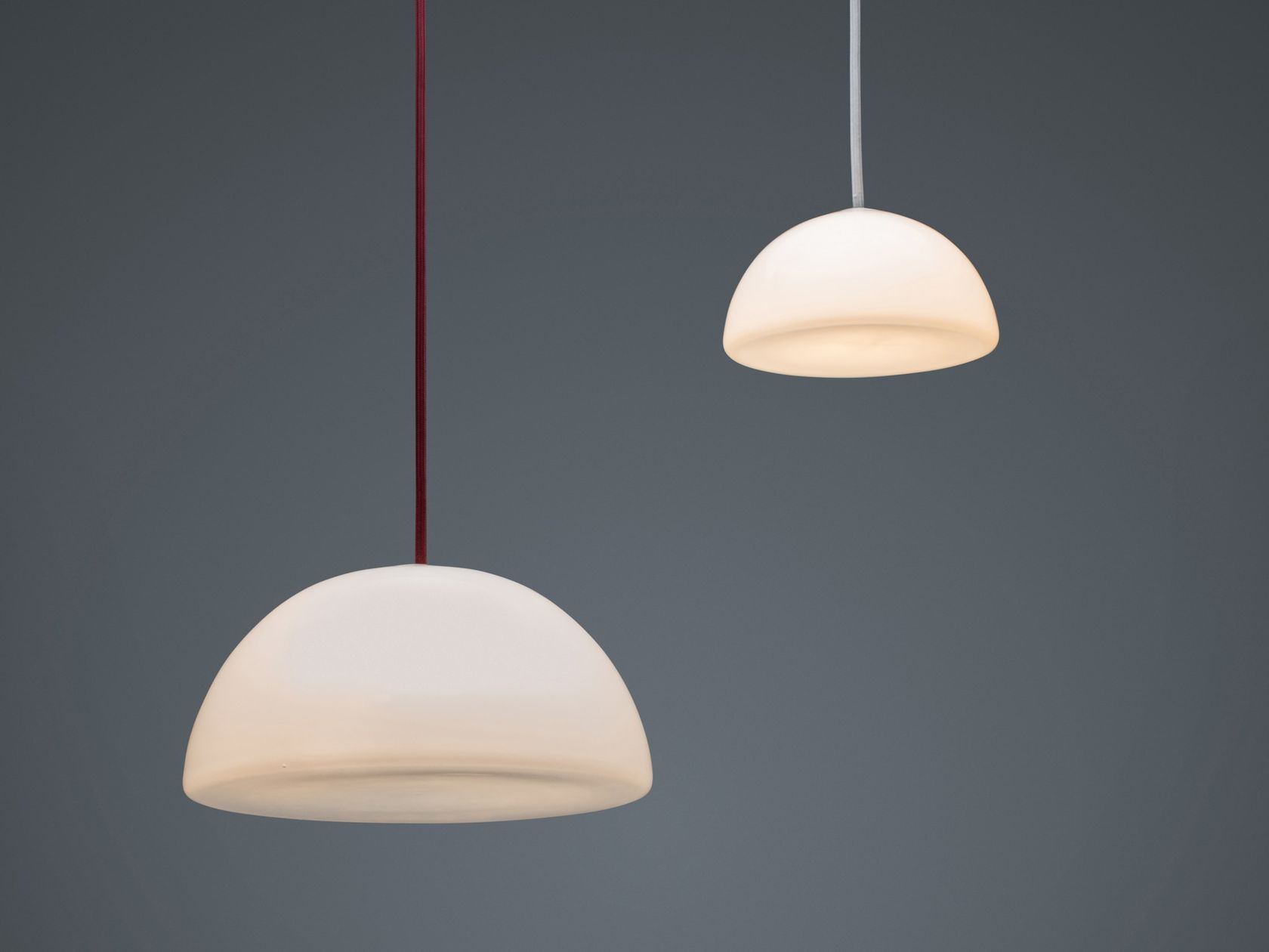 LED adjustable blown glass pendant lamp BULB By MOR DESIGN design Pedro ...