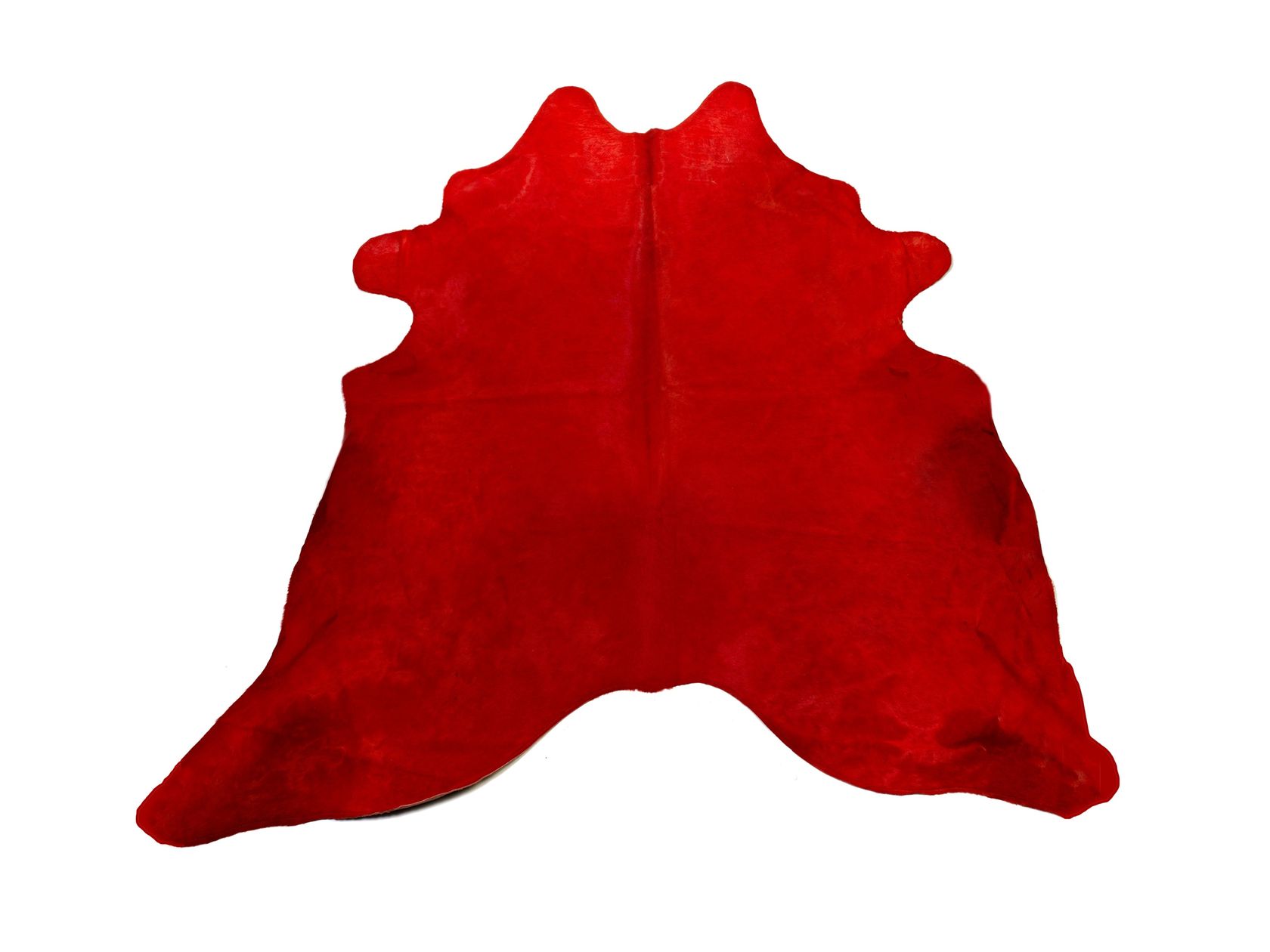 Solid-color leather rug BULLSKIN By Pols Potten