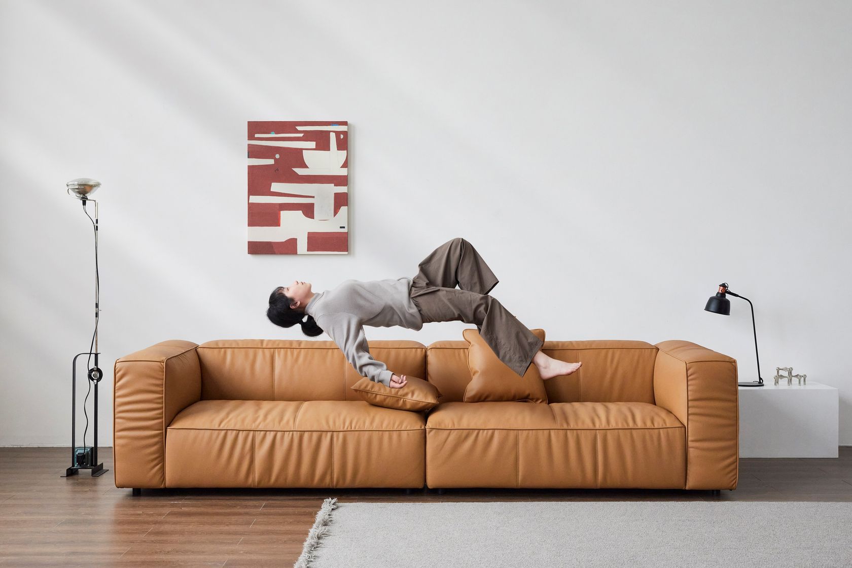 BUTTER SOFT | Leather sofa By grado design