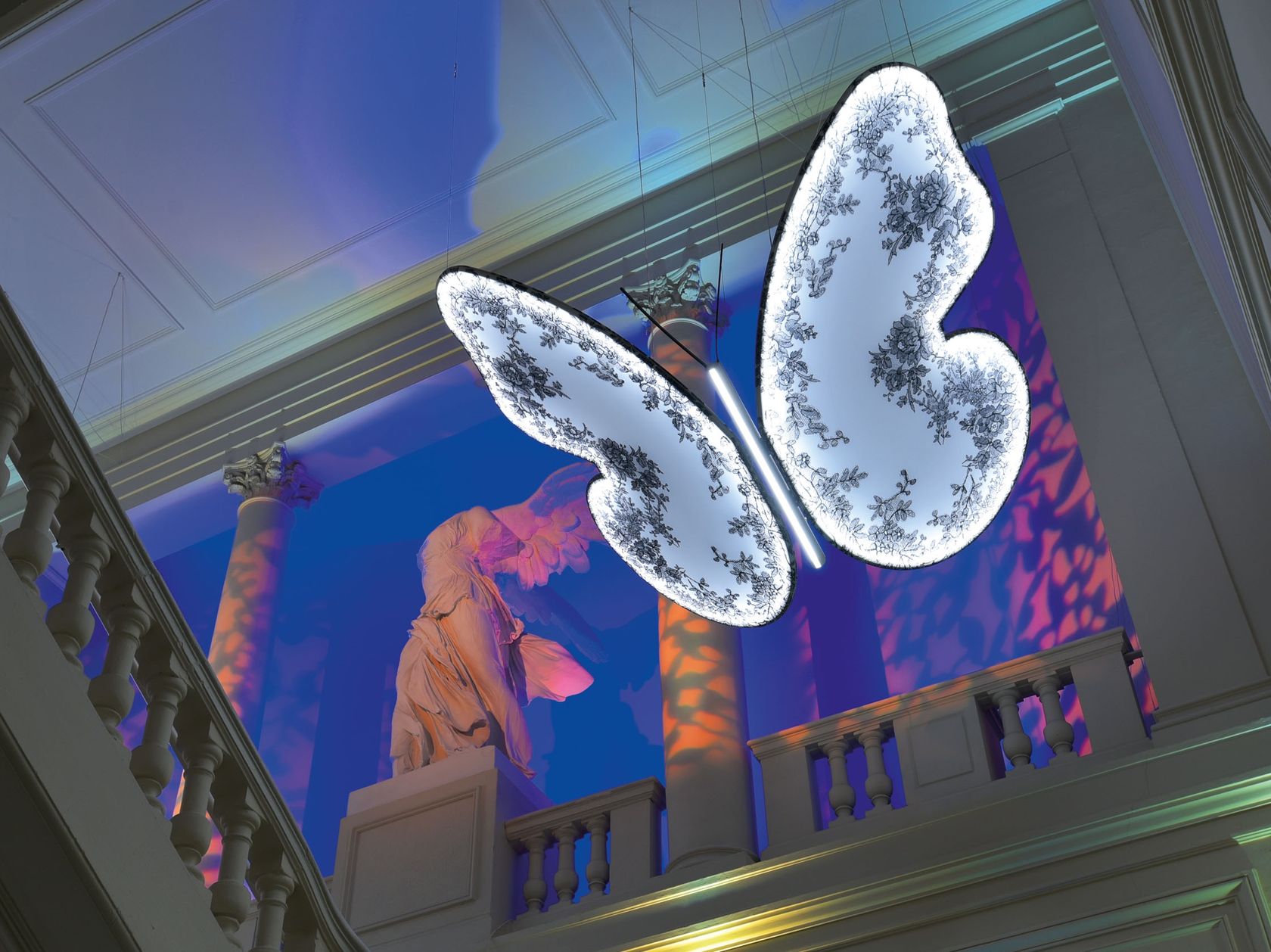 BARRISOL® BUTTERFLY LED PVC pendant lamp By BARRISOL | design Chantal ...