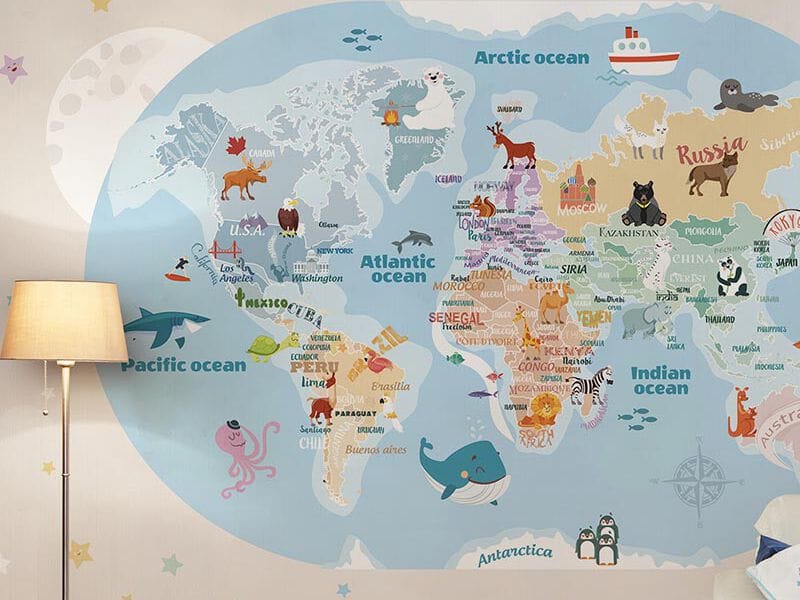 LITTLE EXPLORERS Nonwoven kids wallpaper By Baby Design Wallpaper