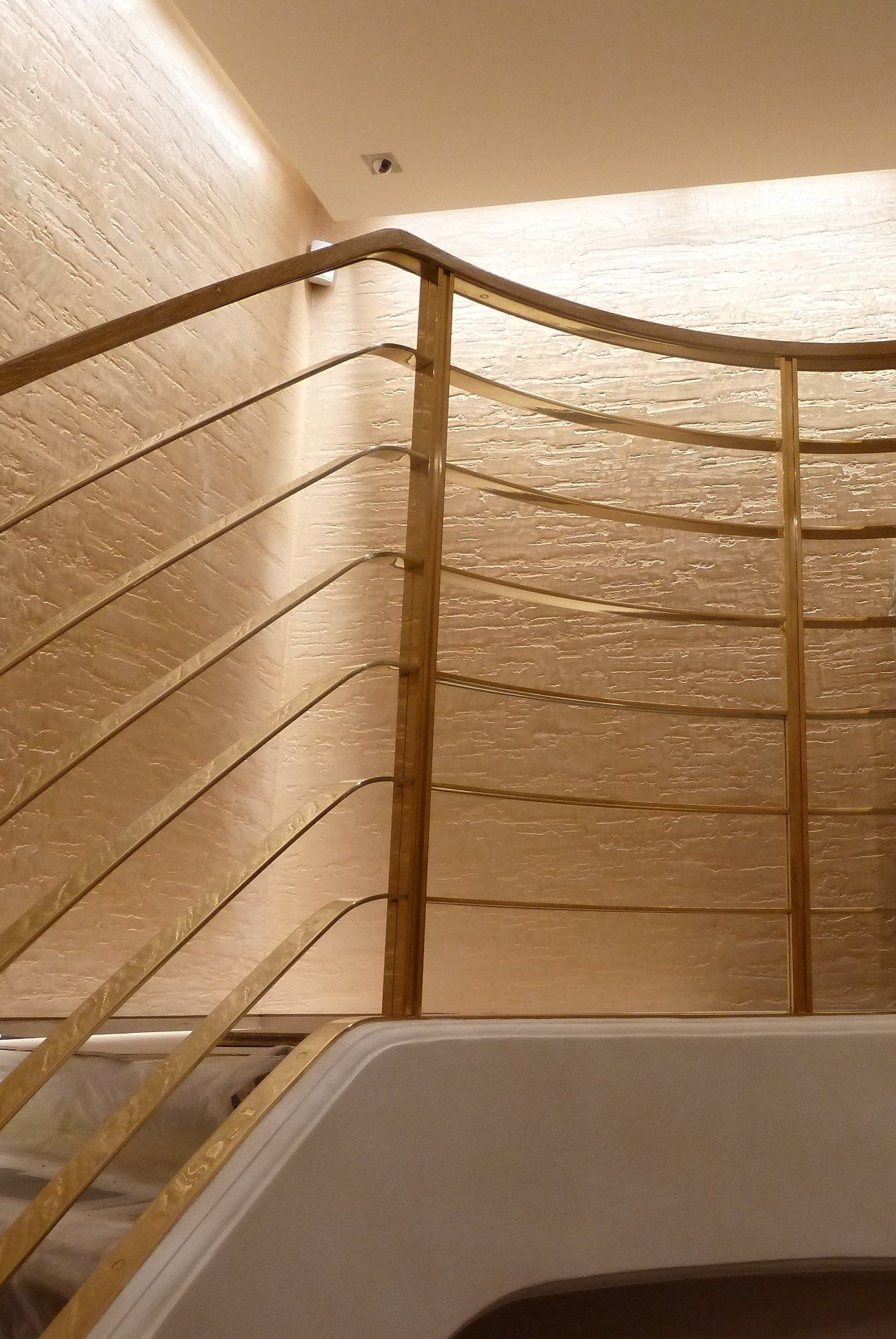 Parapet Brass Stair railing By YDF