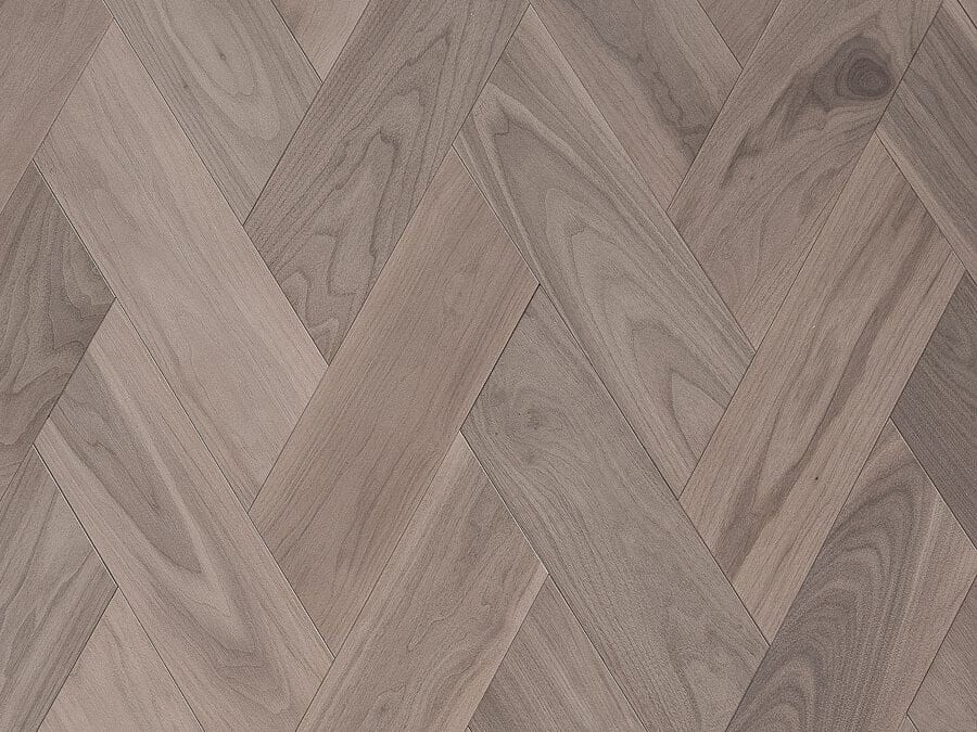 PONY TAIL HERRINGBONE 60° AMERICAN WALNUT WINTER Walnut parquet By ...