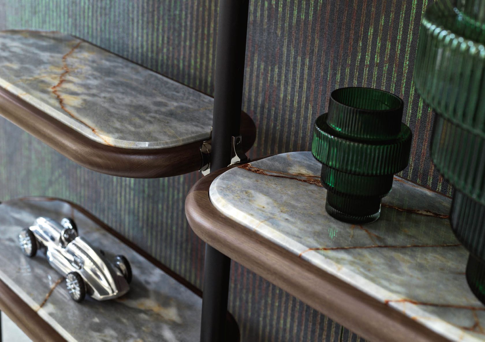 IAN Modular open bookcase with secretary desk By BertO