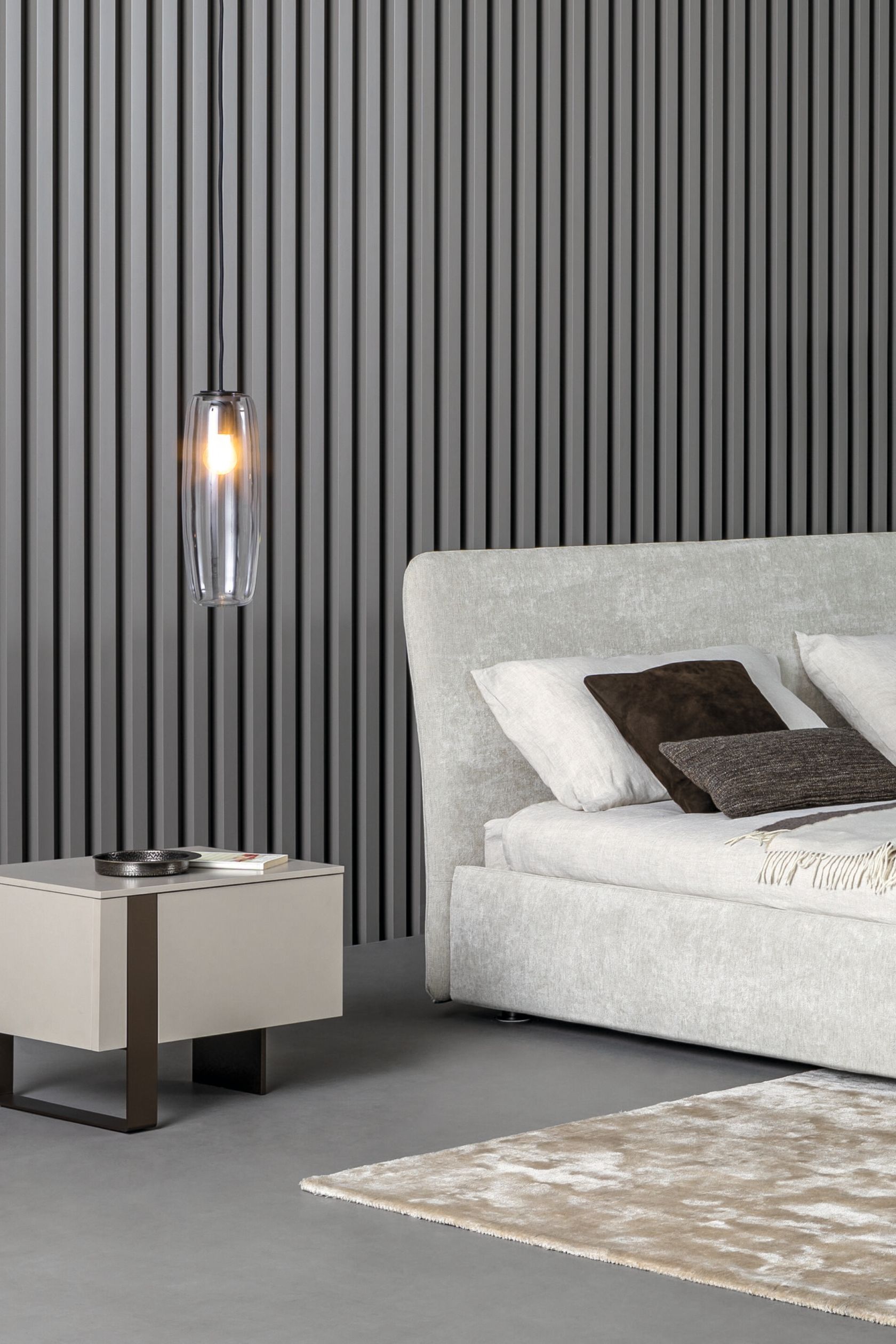 ANTIBES Wooden bedside table with drawers By Bonaldo | design Elle Lab