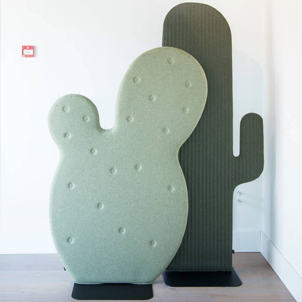 Free standing sound absorbing screen BuzziCactus Taco BuzziCactus Collection By BuzziSpace ...