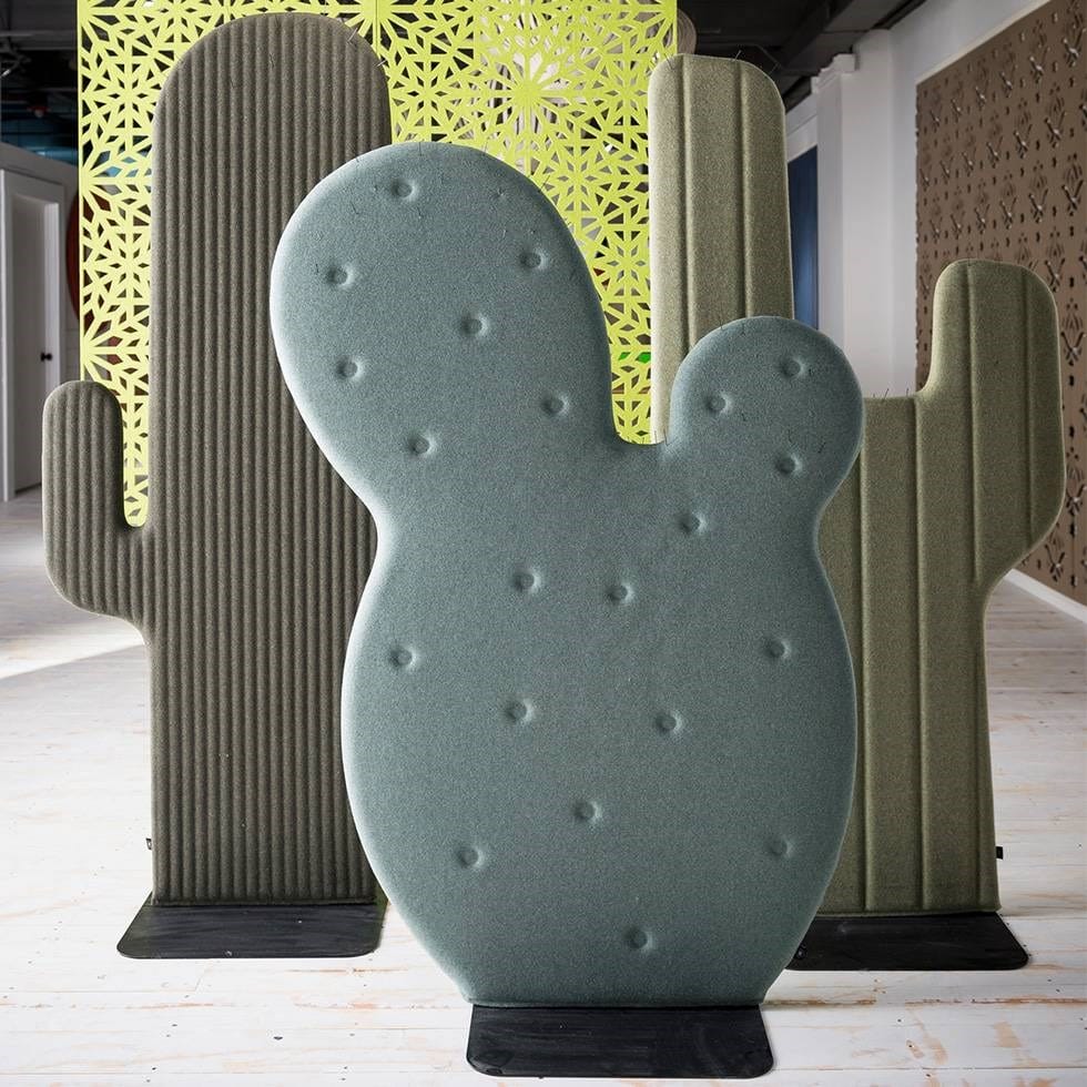 BuzziCactus TexMex Free standing sound absorbing screen By BuzziSpace | design Sas Adriaenssens