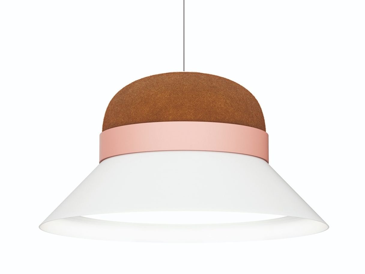 BuzziHat Sound-absorbing pendant lamp By BuzziSpace | design Alain Gilles