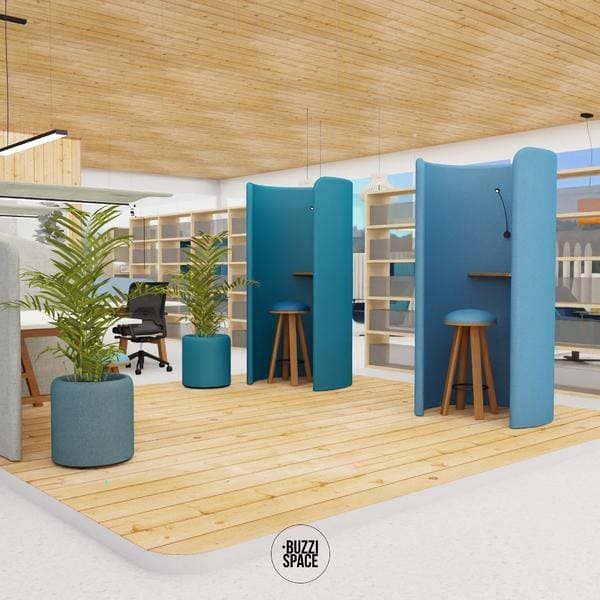 BuzziHug Office booth By BuzziSpace