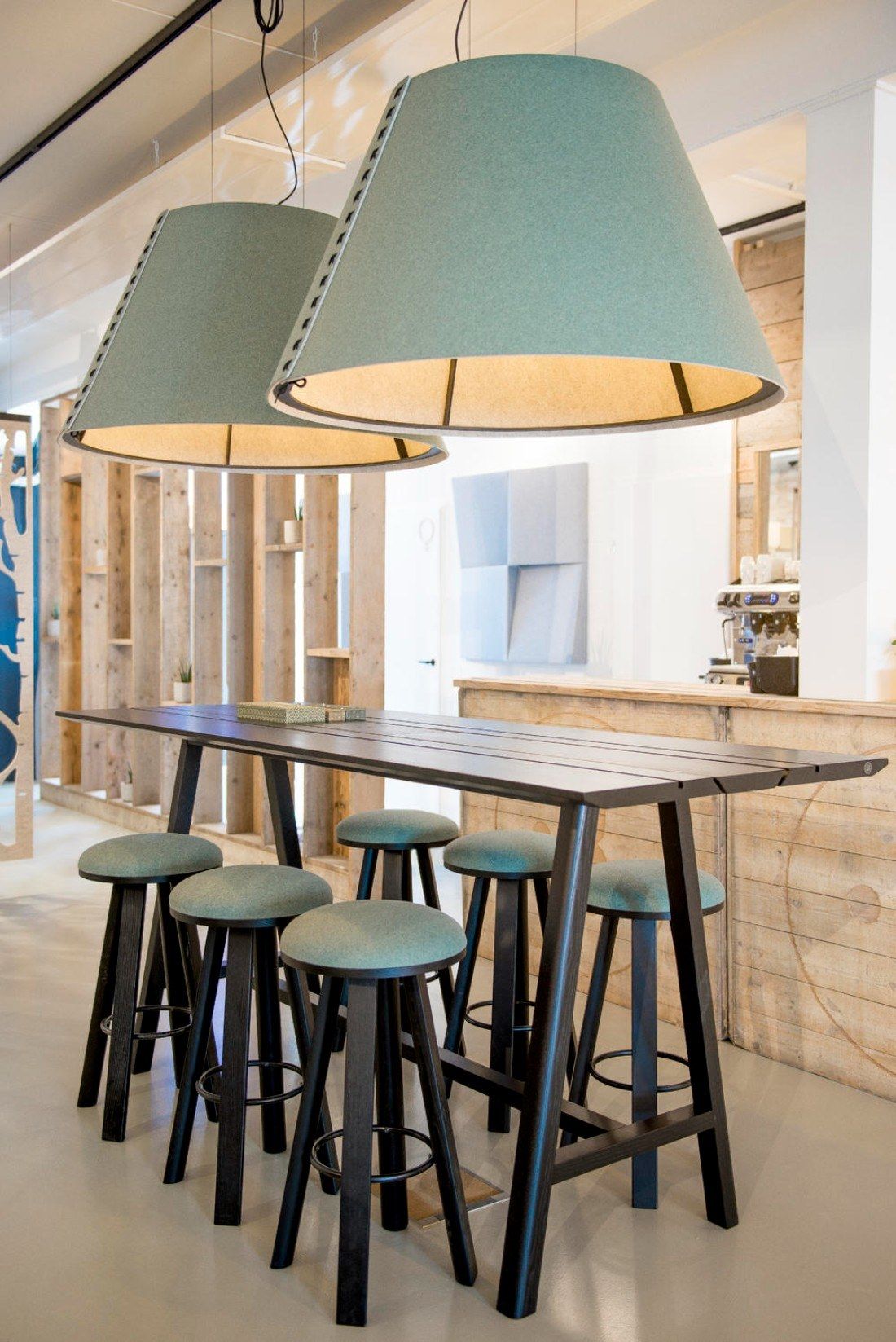 BuzziPicNic Meet Wooden office desk with cable management By BuzziSpace ...