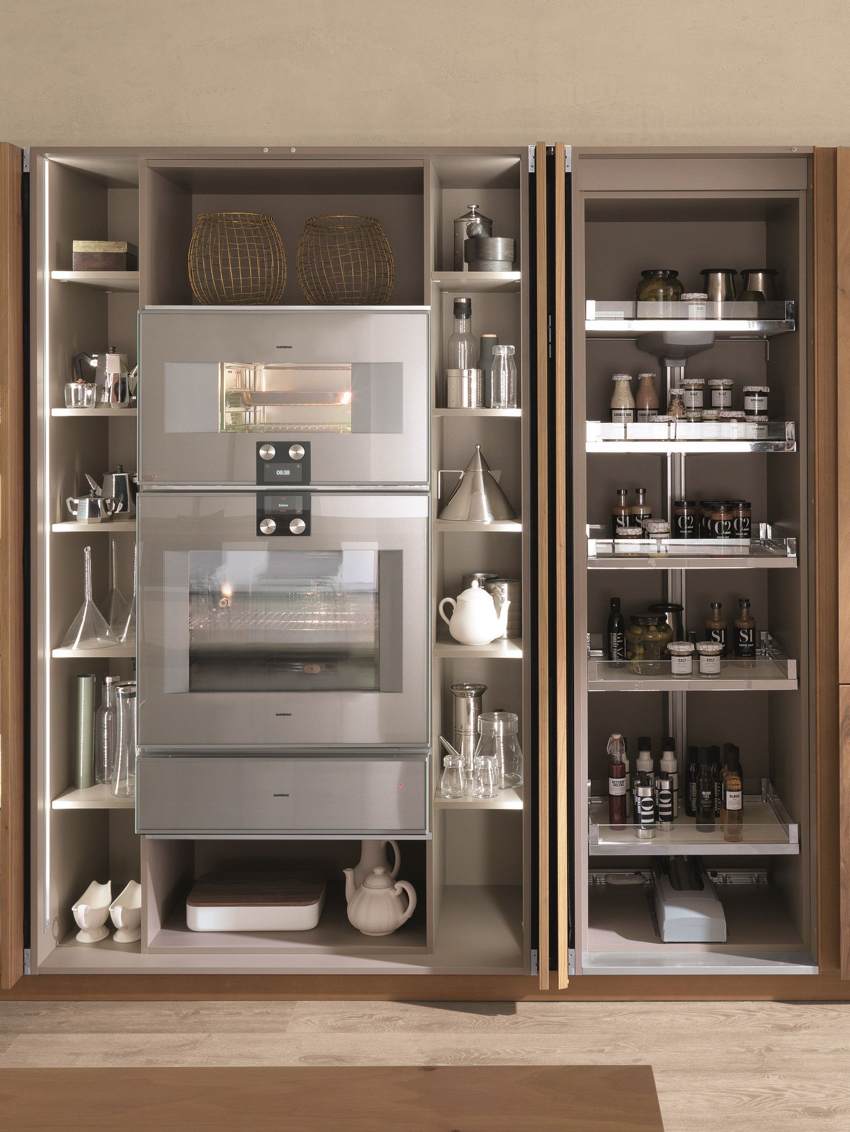 CABINET Hideaway mini kitchen By Euromobil | design Roberto Gobbo