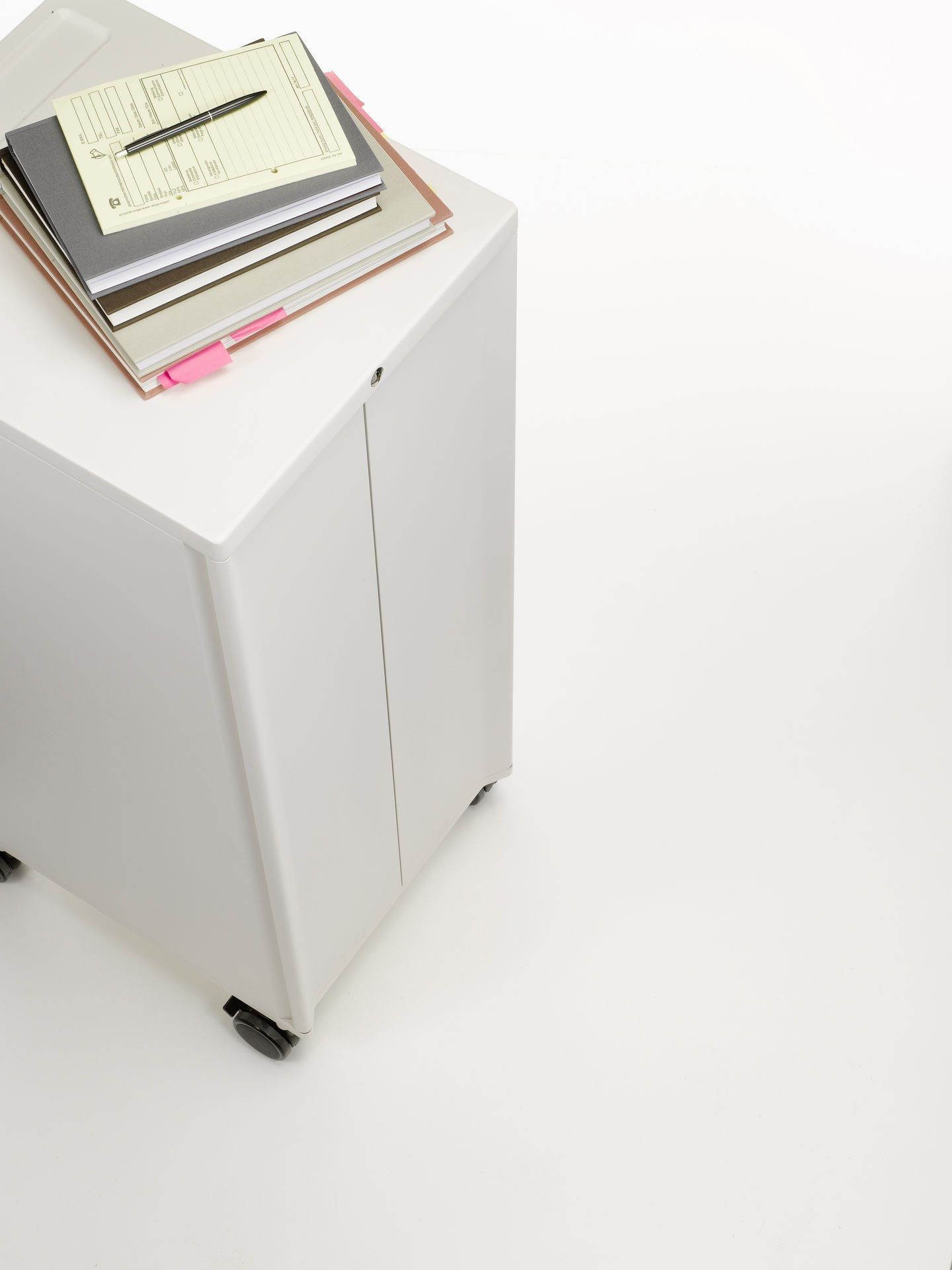 CADDY Powder coated steel Trolley By Vitra | design Christoph Ingenhoven