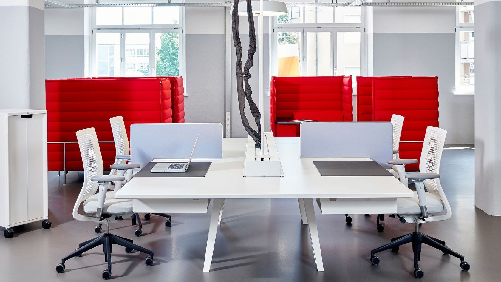 CADDY Powder coated steel Trolley By Vitra | design Christoph Ingenhoven