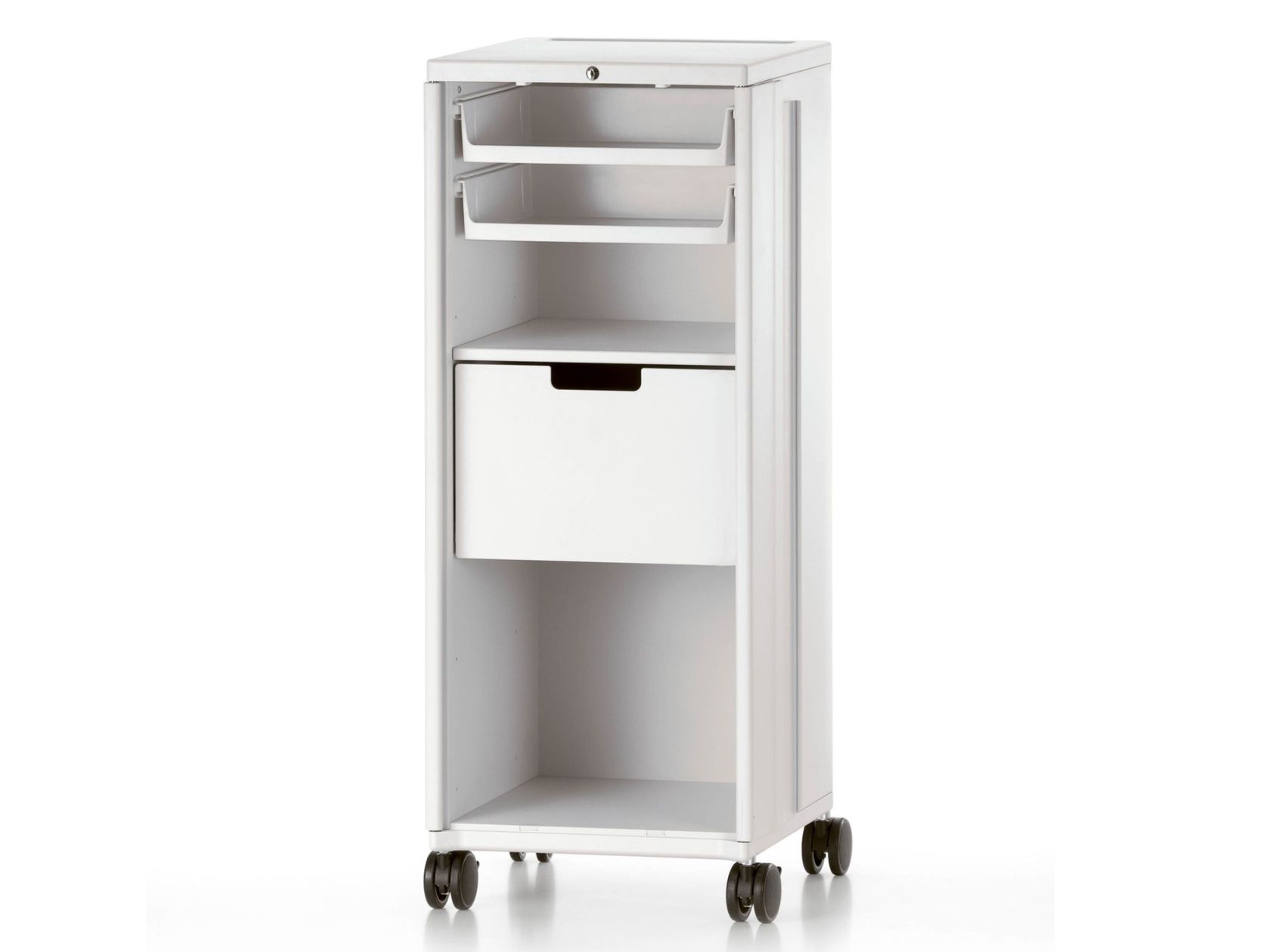 CADDY Powder coated steel Trolley By Vitra | design Christoph Ingenhoven