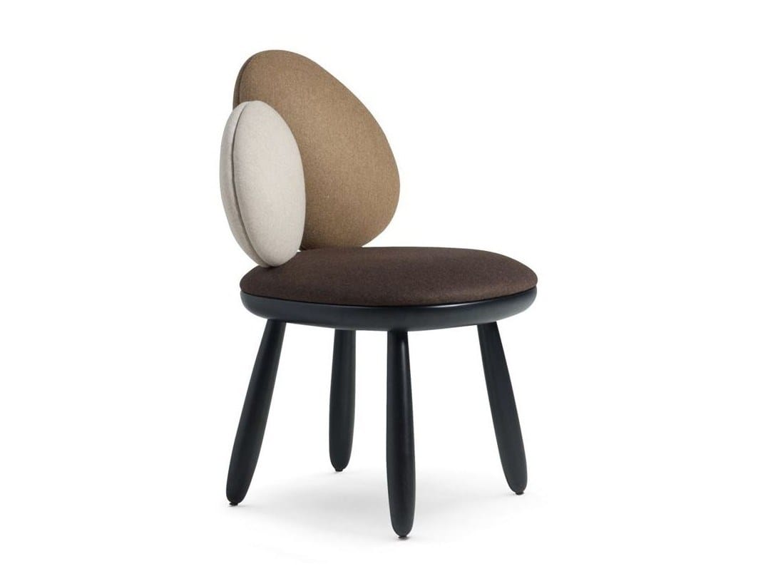 CAIRN Upholstered fabric chair By Roche Bobois | design George Plionis ...
