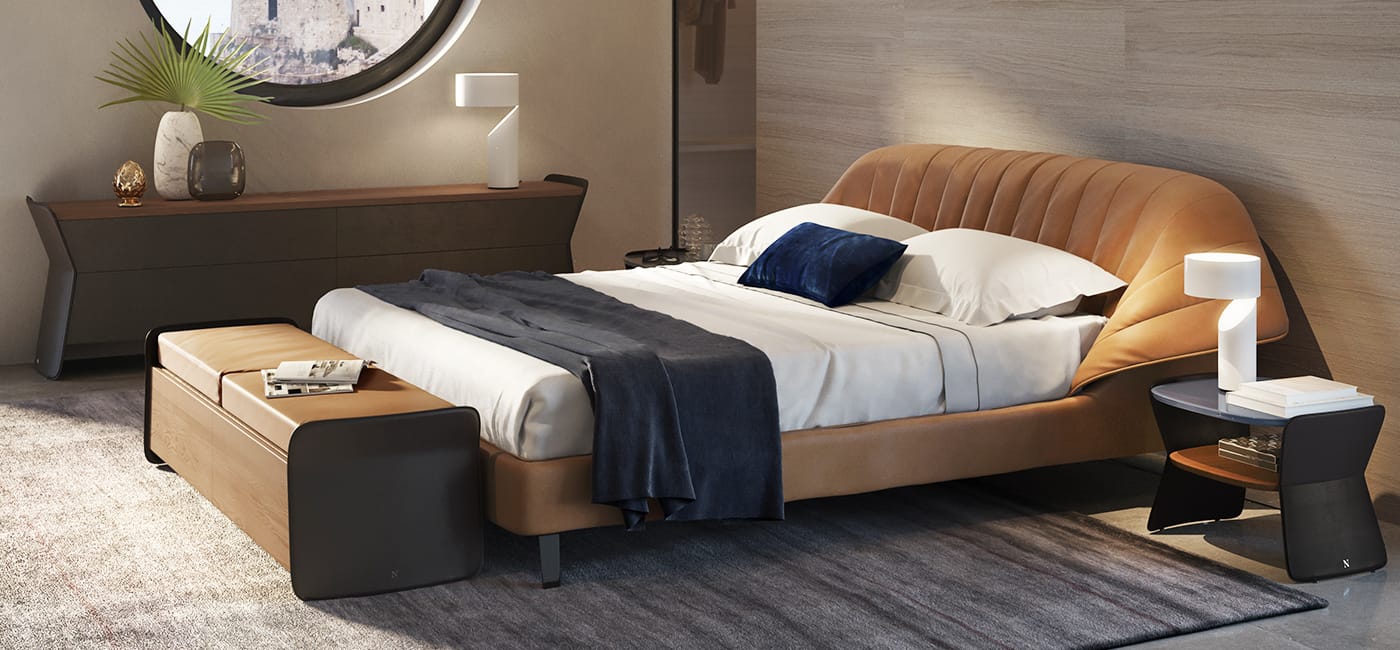 CALA | Bench Cala Collection By Natuzzi Italia design Claudio Bellini