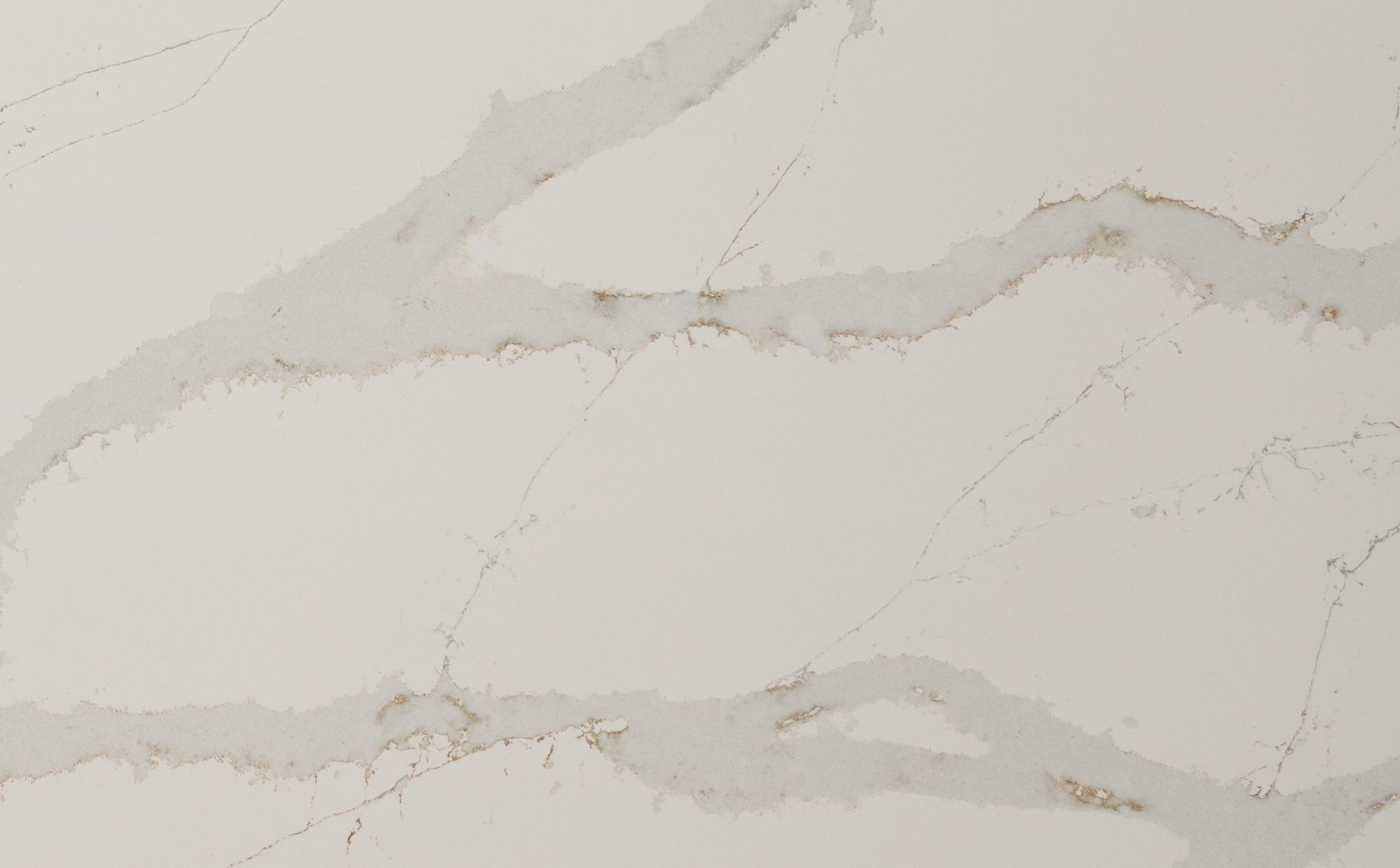 Reconstructed stone kitchen worktop with marble effect CALACATTA CAPRI ...