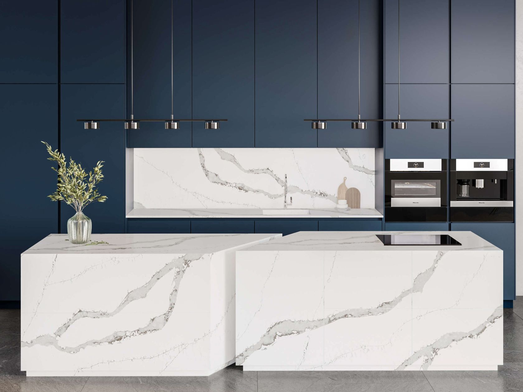 CALACATTA LUCCA top cucina By Quantra Quartz