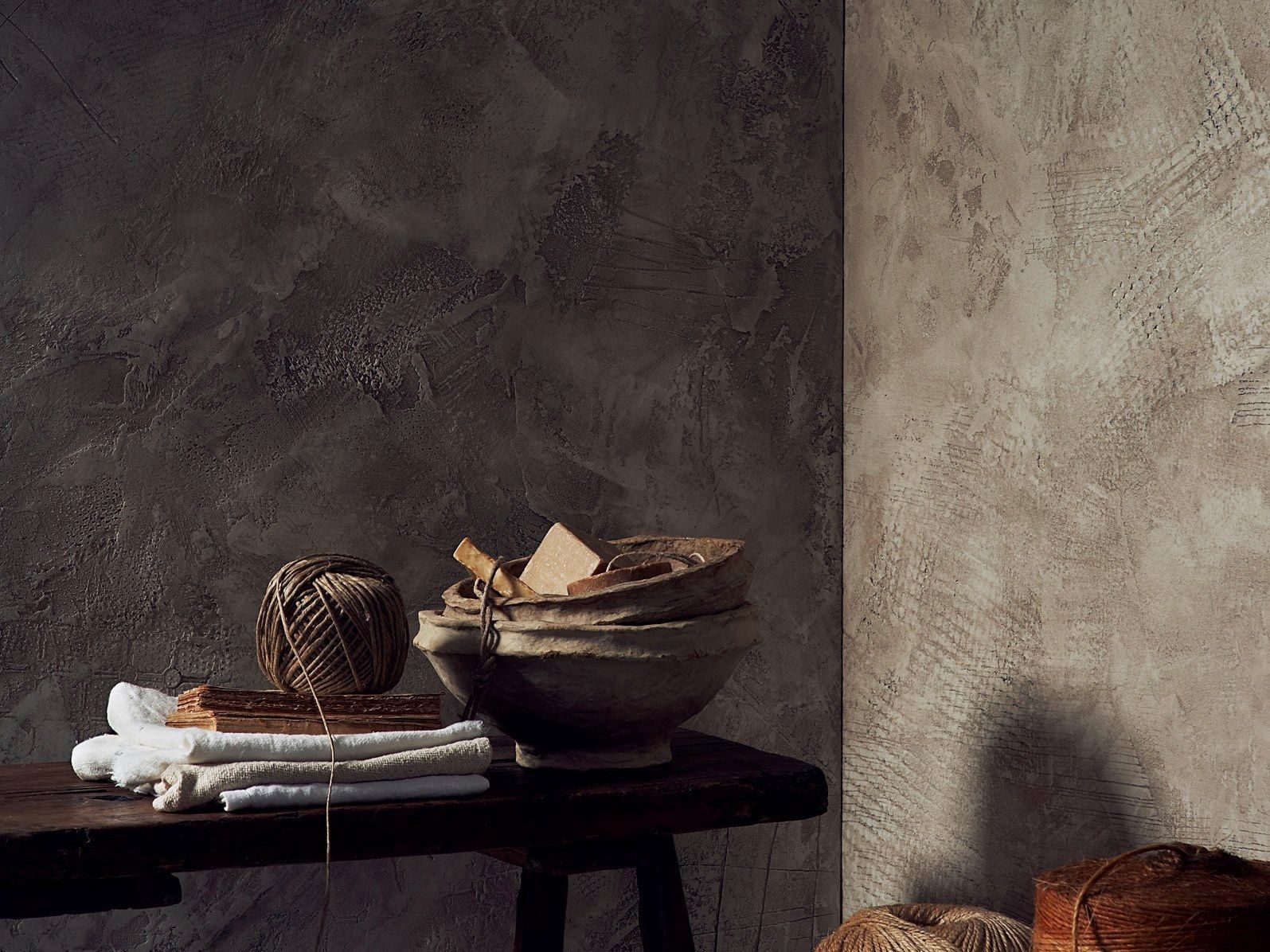 CALCECRUDA Rivestimento decorativo minerale a base di calce e argilla ...