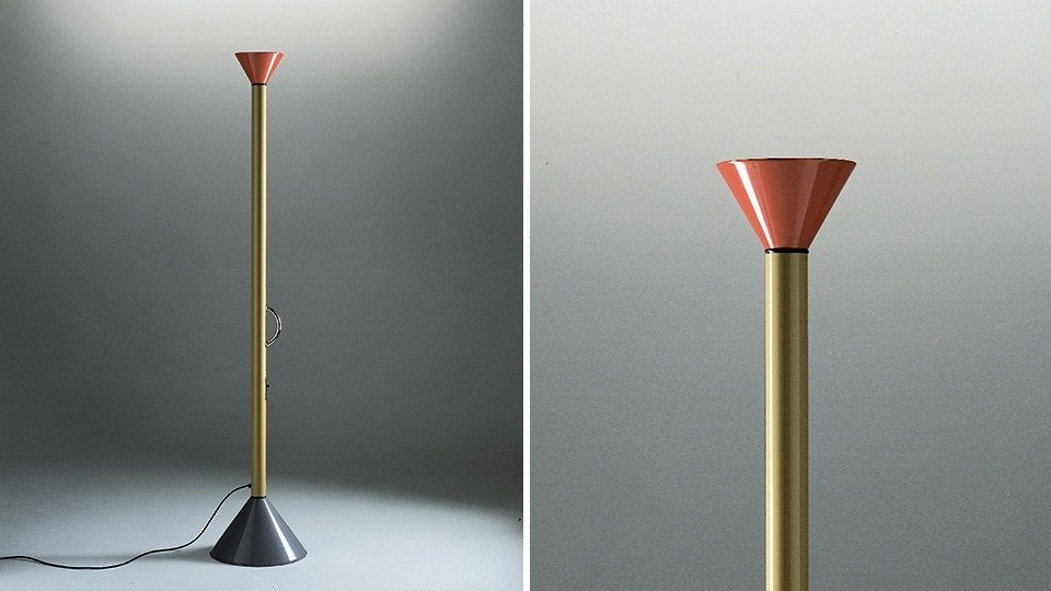 Lampada da terra a LED CALLIMACO By Artemide design Ettore Sottsass Jr