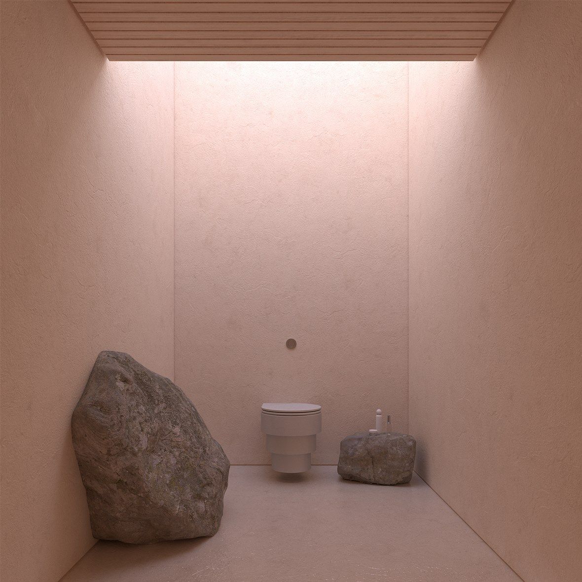 CALLIPYGE WHITE Wall-hung ceramic toilet By Trone