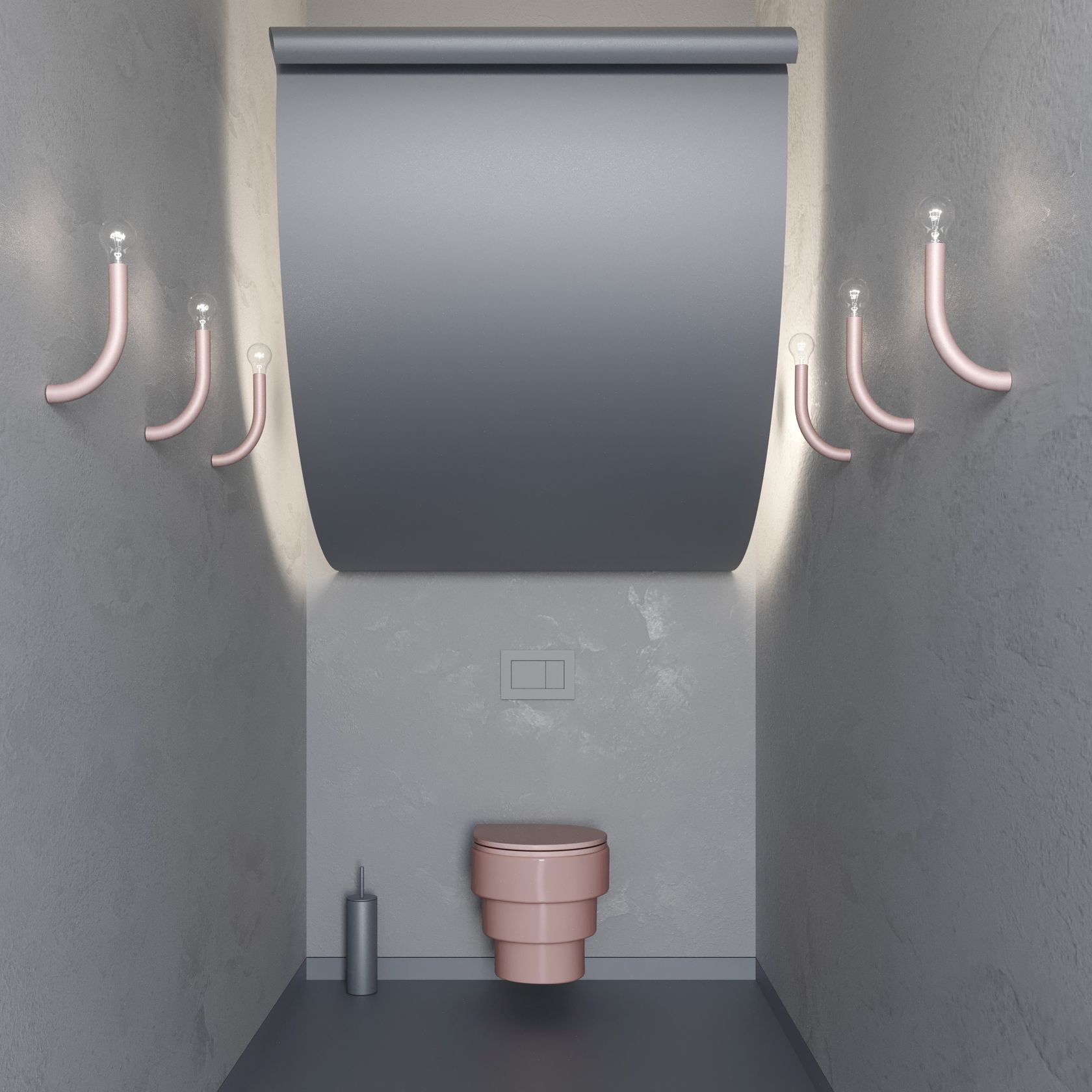 CALLIPYGE ROSE WC suspendu en céramique By Trone