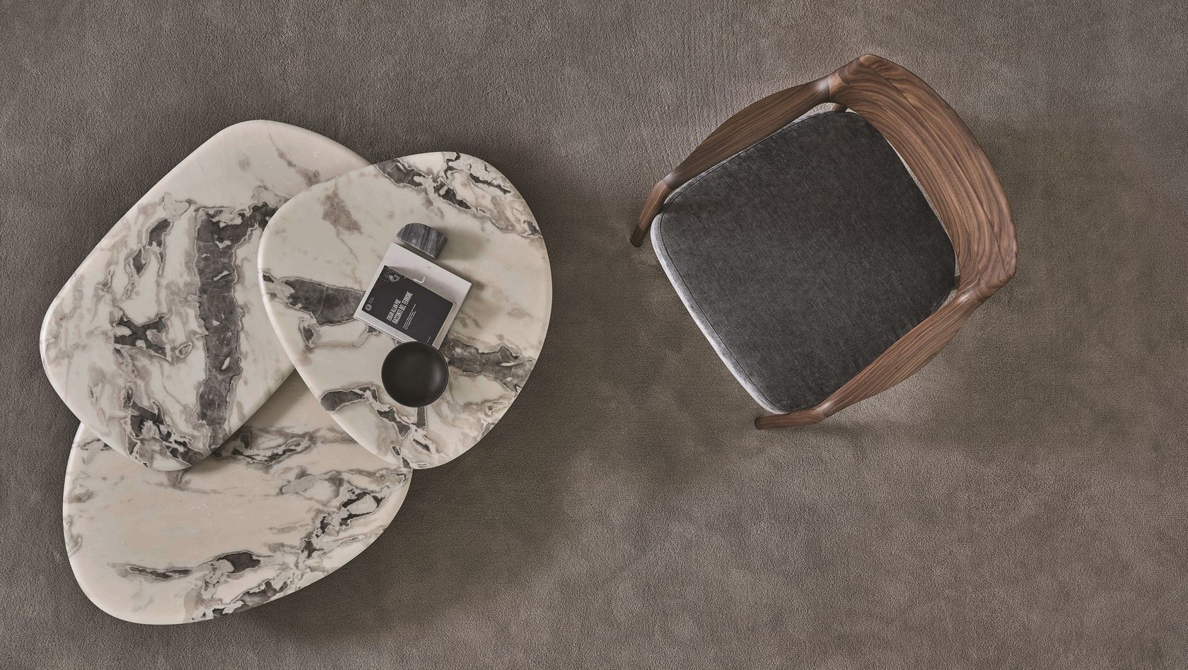 CALLISTO MIX Coffee table By Porada | design Carlo Ballabio