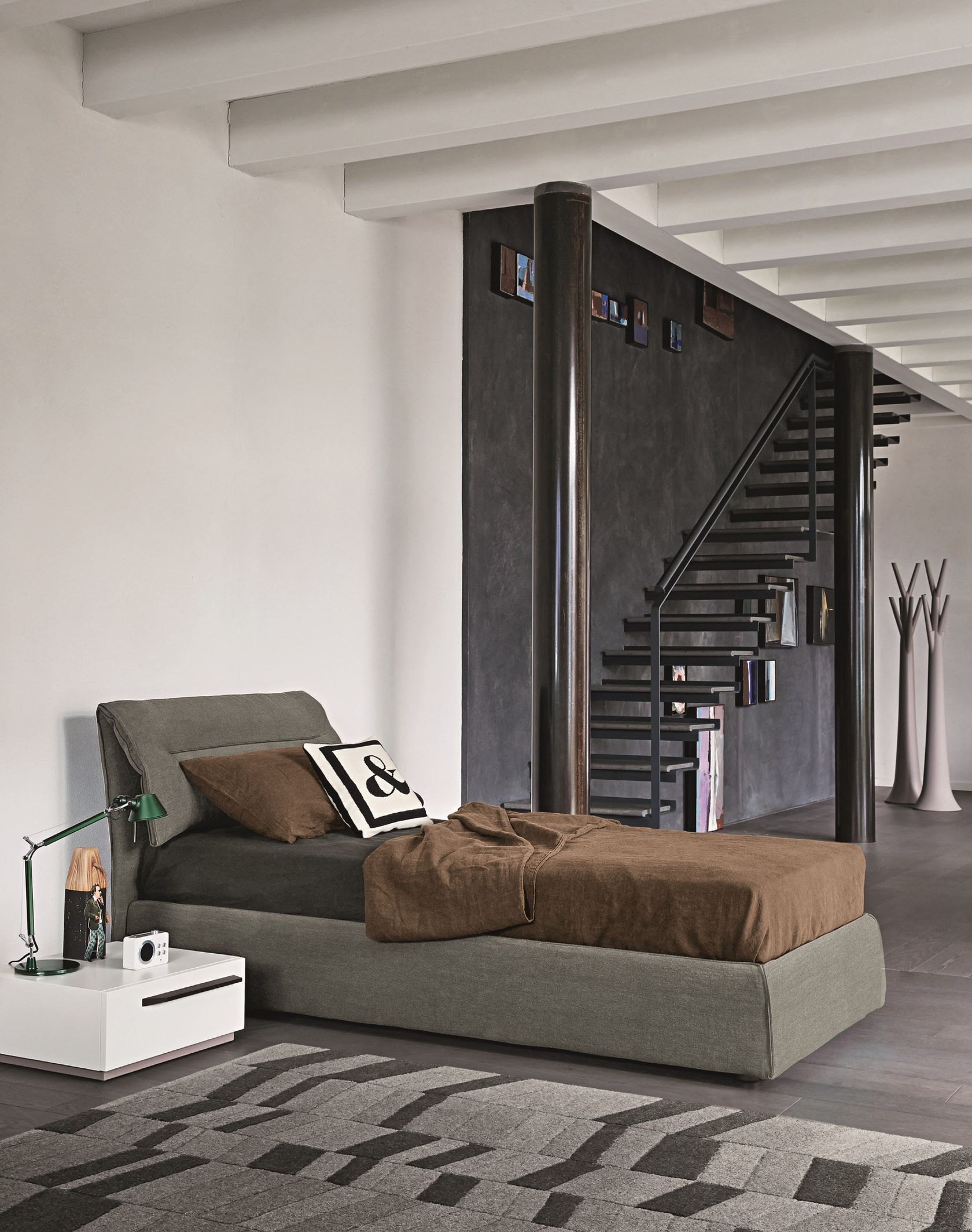 CAMPO | Cama simple By Bonaldo