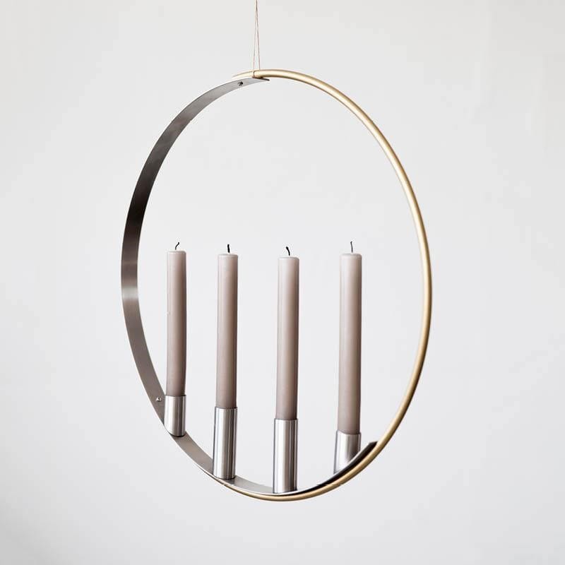 Metal candle holder CANDLE MOBILE By Kristina Dam Studio