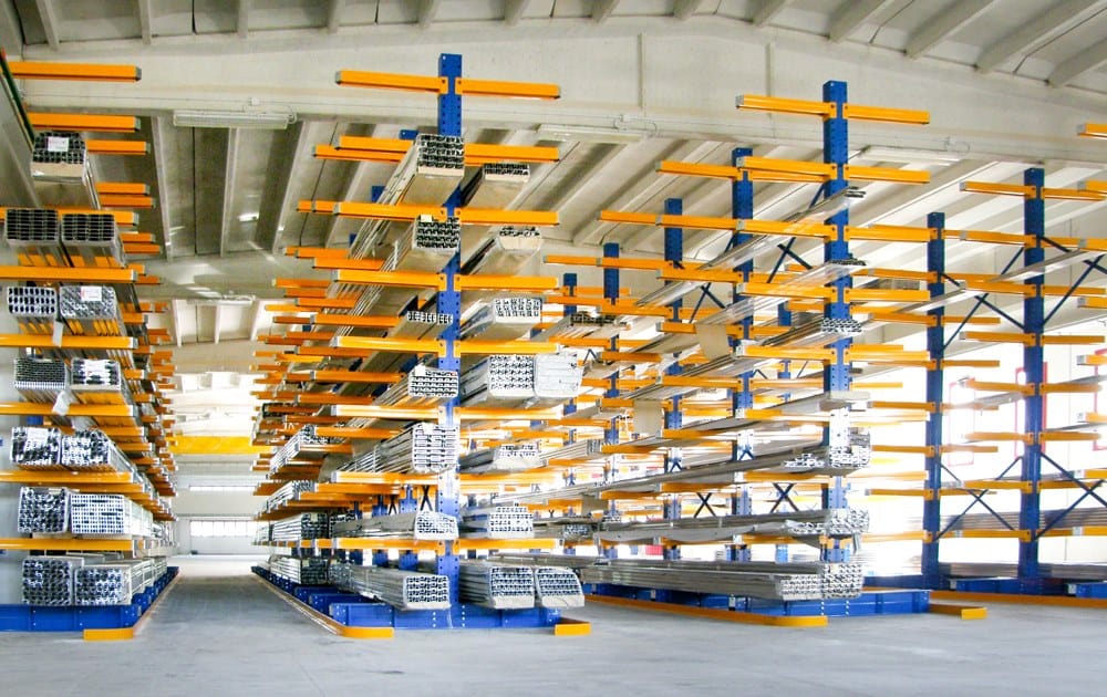 Steel shelveing system CANTILEVER By Scaffsystem