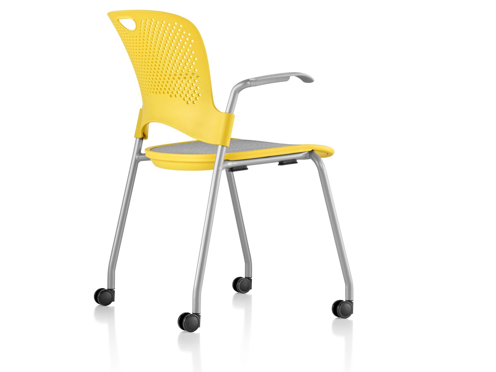 CAPER Stackable Nylon® chair with castors By Herman Miller | design ...