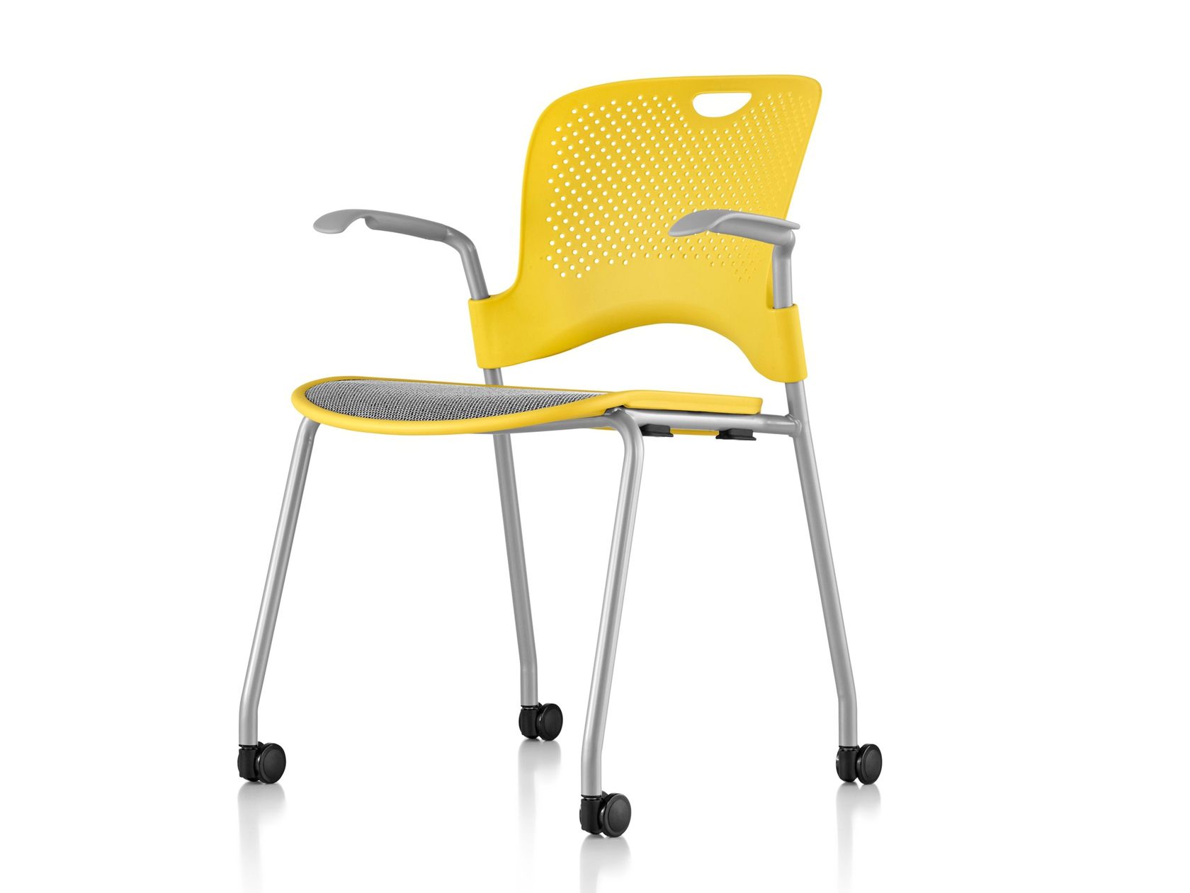CAPER Stackable Nylon® chair with castors By Herman Miller | design ...