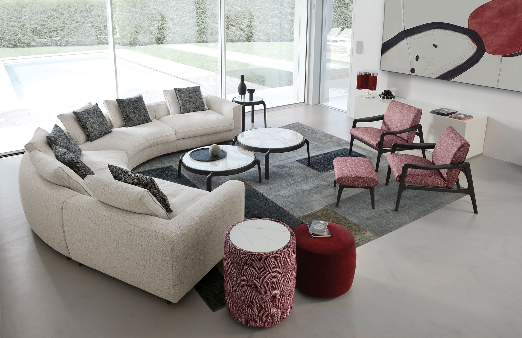 CAPETOWN | 5 seater sofa By CTS SALOTTI design Marconato & Zappa ...
