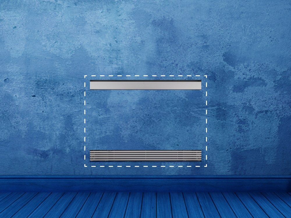 Ventiloconvector de parede embutida CARISMA BREEZE By SABIANA