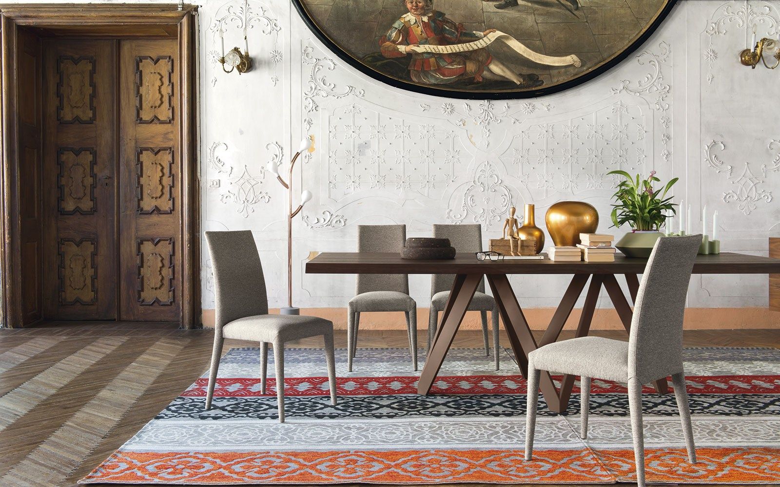 CARTESIO Rectangular wood veneer table By Calligaris | design Busetti ...