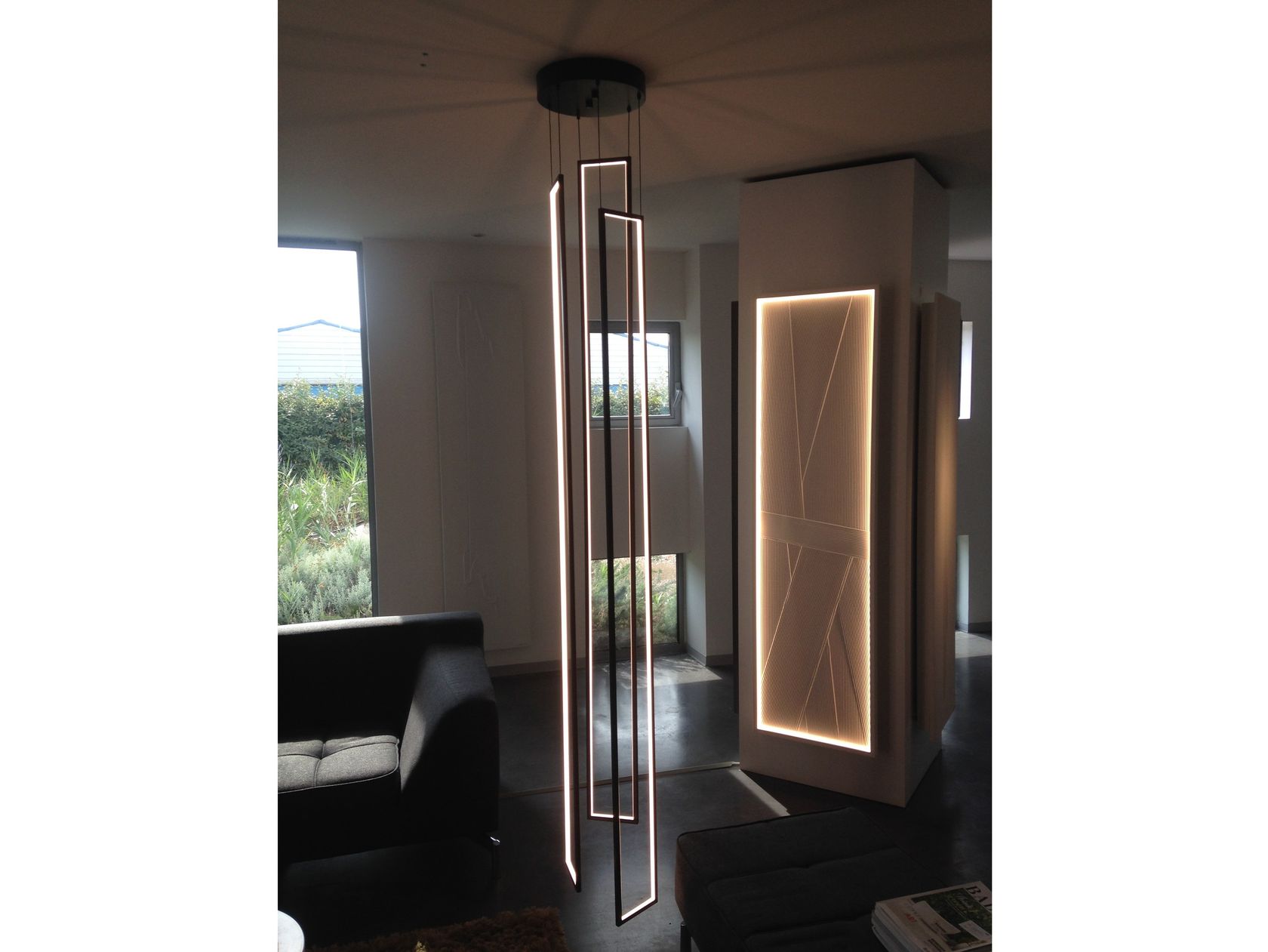 LED indirect light pendant lamp CASCADE MIRÉ - 3 By Cinier design ...