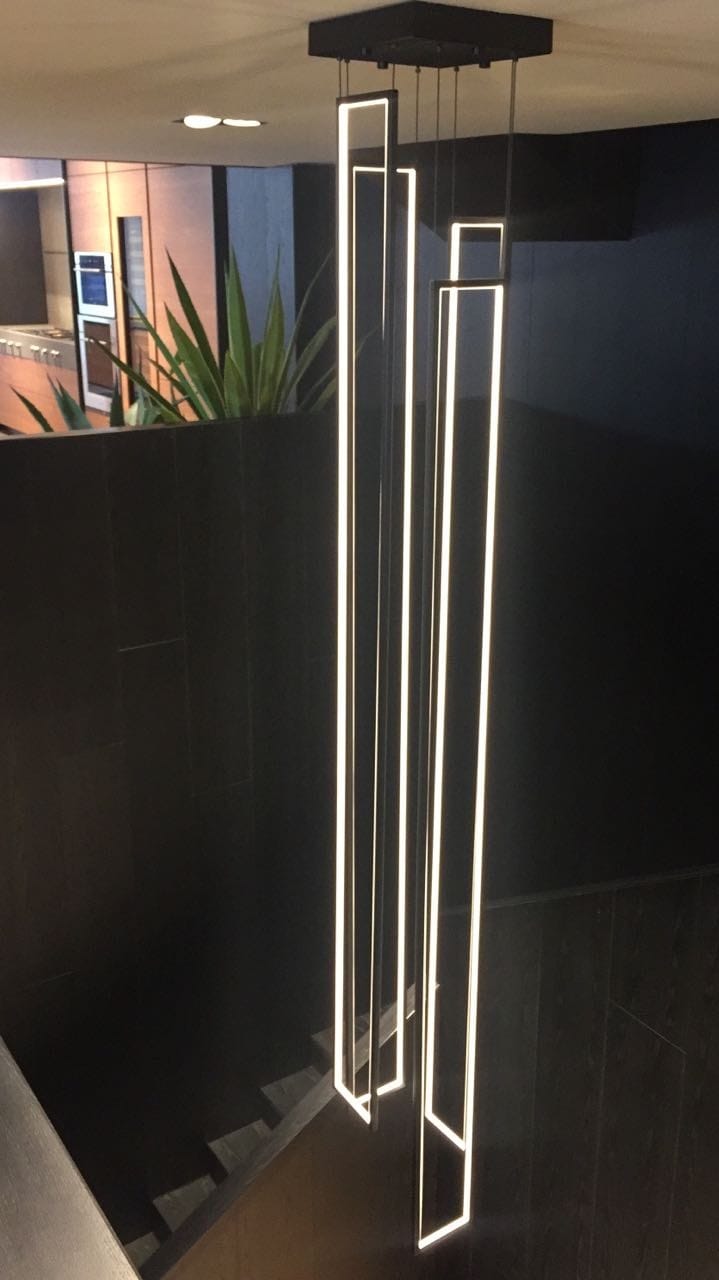 CASCADE MIRÉ - 4 pendant lamp By Cinier