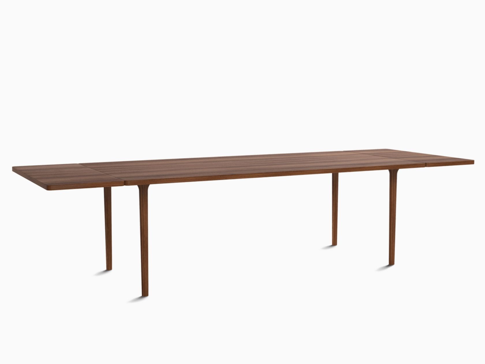 CAST EXTENSIBLE Extending rectangular walnut table By MOR | design ...