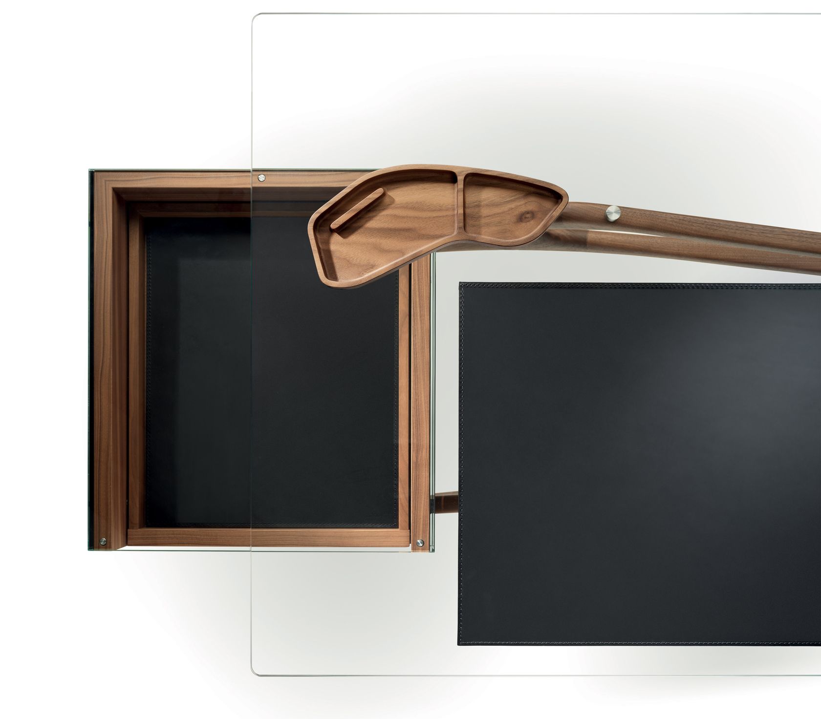 CAVOUR CM Writing desk By Zanotta | design Carlo Mollino