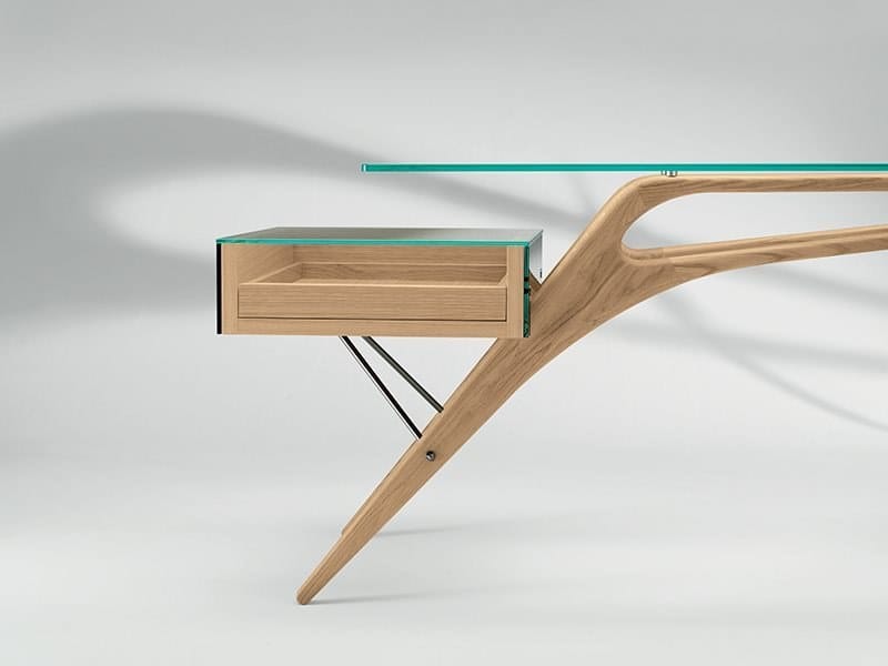 CAVOUR CM Writing desk By Zanotta | design Carlo Mollino