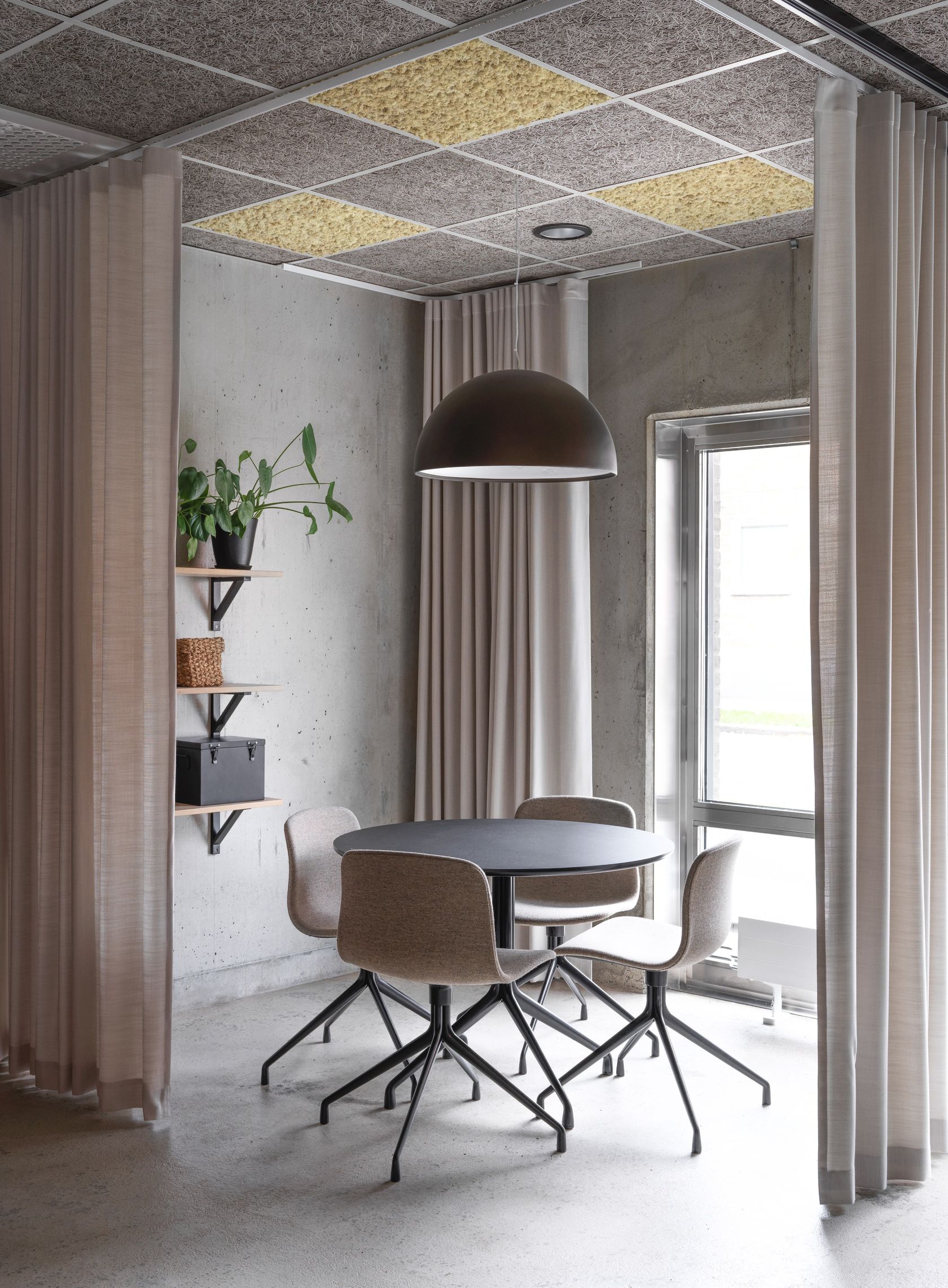 CEILING Acoustic Moss ceiling panels By Nordgröna