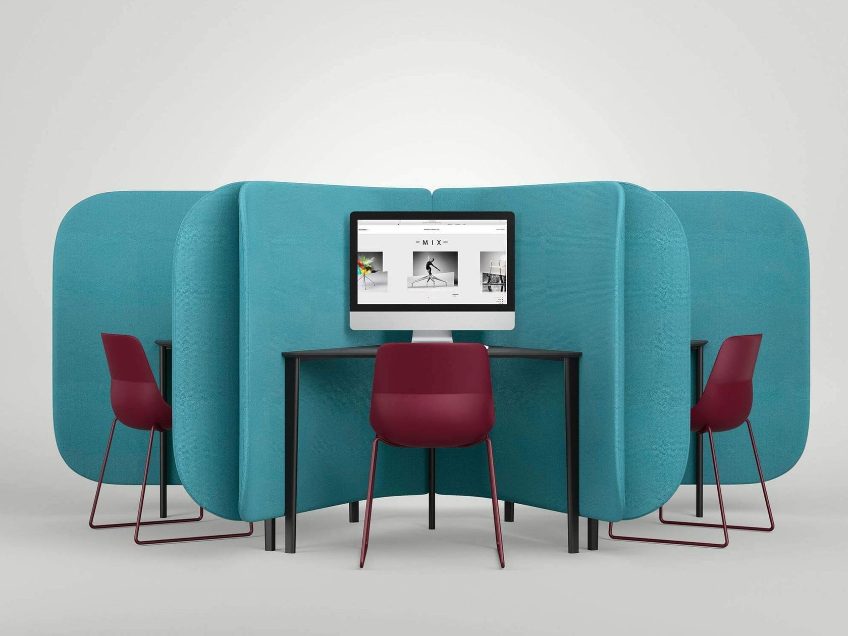 CELLULAR Office booth By Brunner | design Archirivolto - Pocci & Dondoli