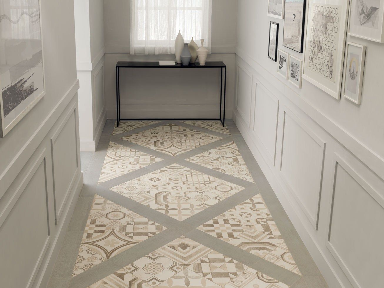 Porcelain stoneware wall/floor tiles CEMENTINE WARM By CERAMICHE KEOPE